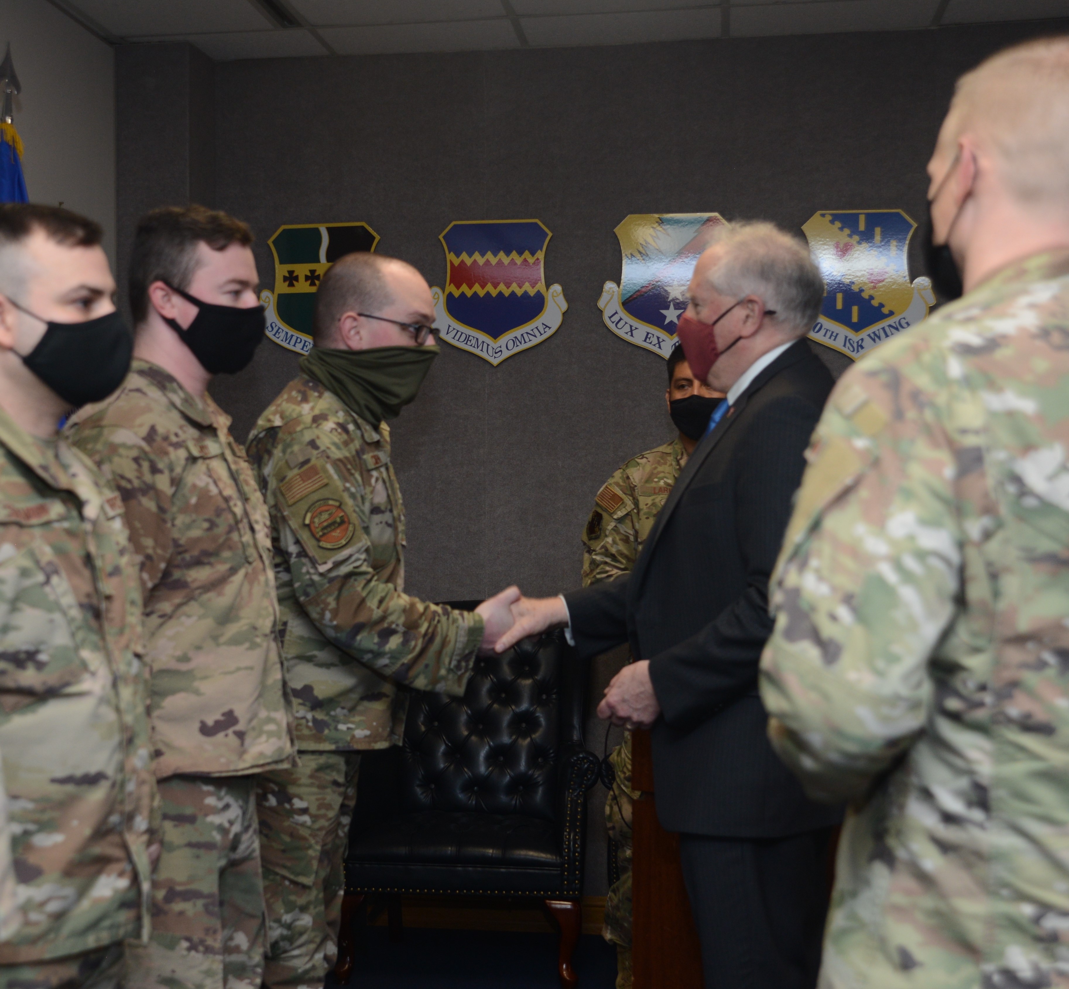 SecAF and CSAF visit 16 AF (AFCYBER) to discuss gray zone-focused ...