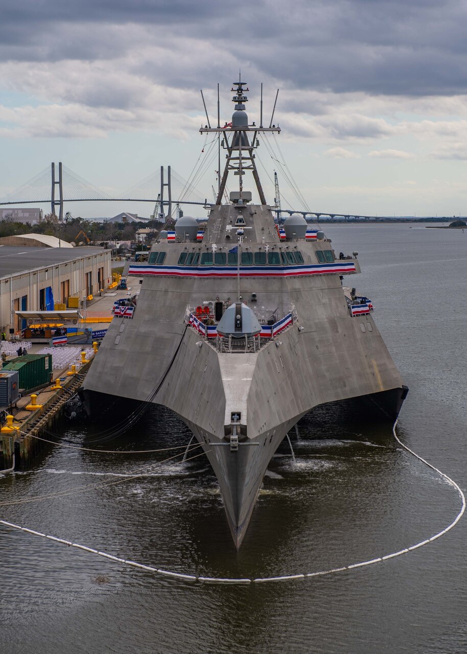 Navy Commissions Littoral Combat Ship USS Savannah LCS 28 United