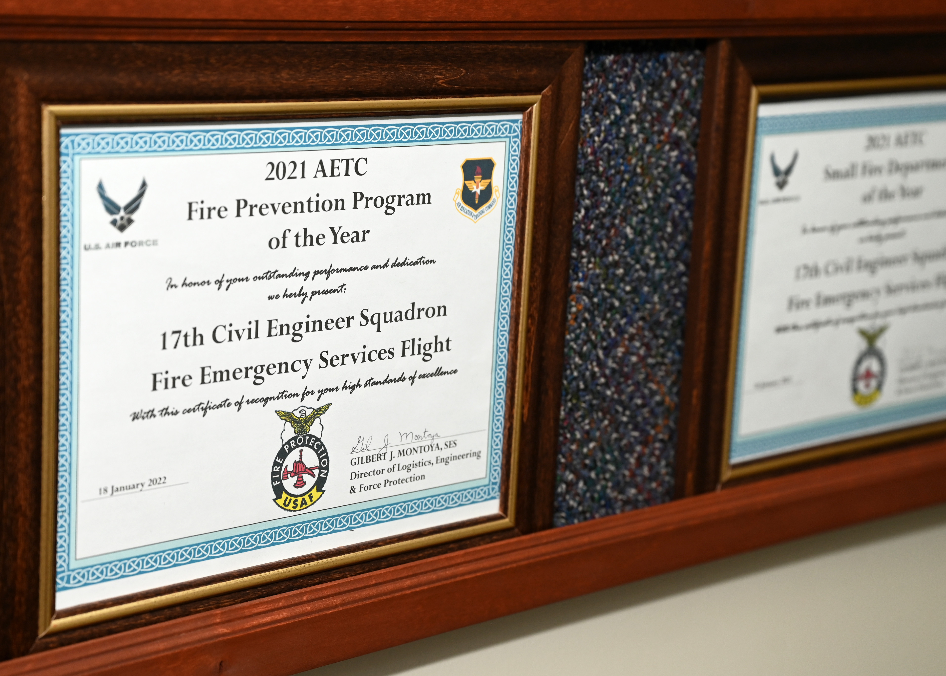Goodfellow AFB Fire Department Rocks AETC Awards > Air Education and ...
