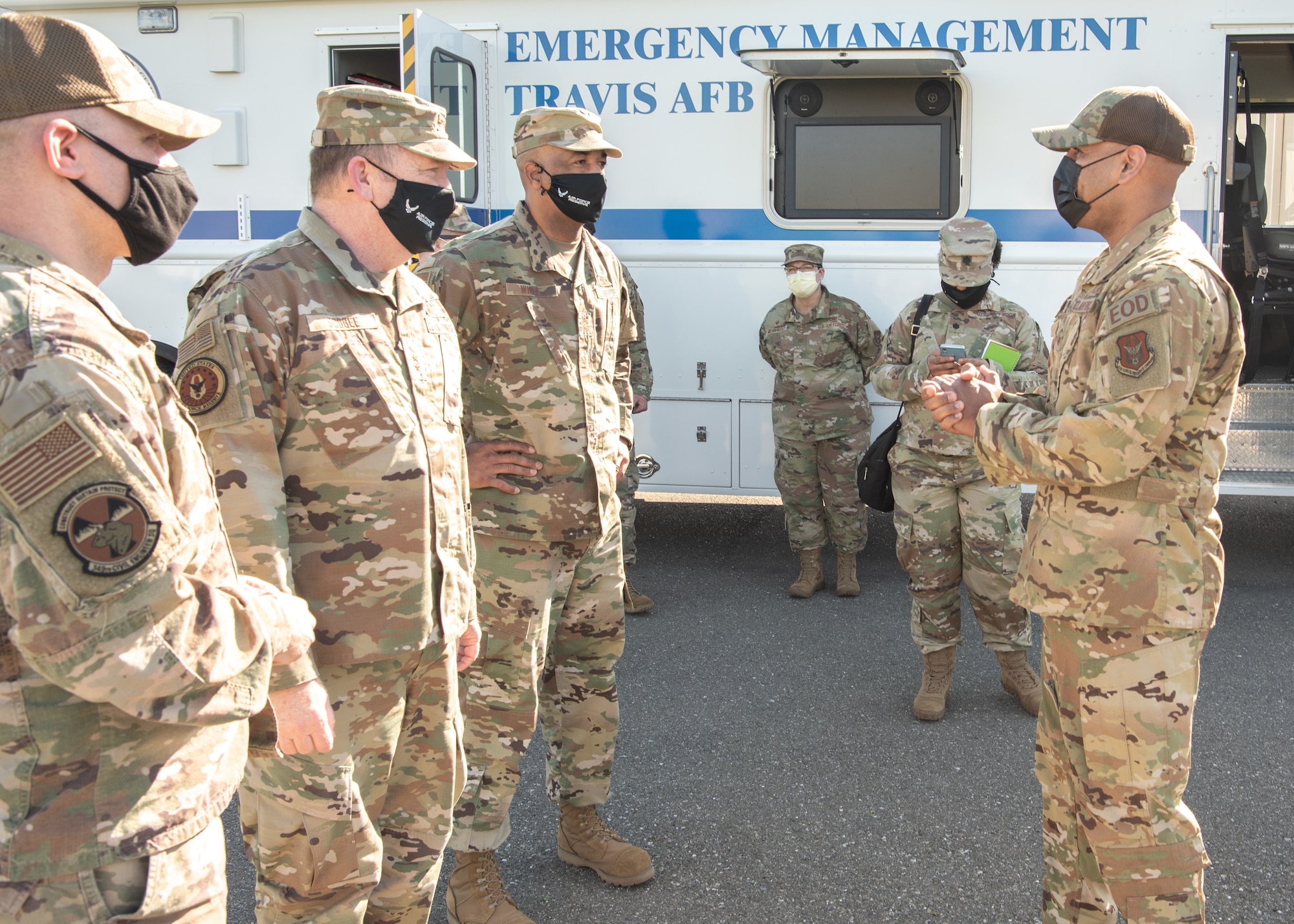 AFRC leadership visits 349th AMW > March Air Reserve Base > Article Display