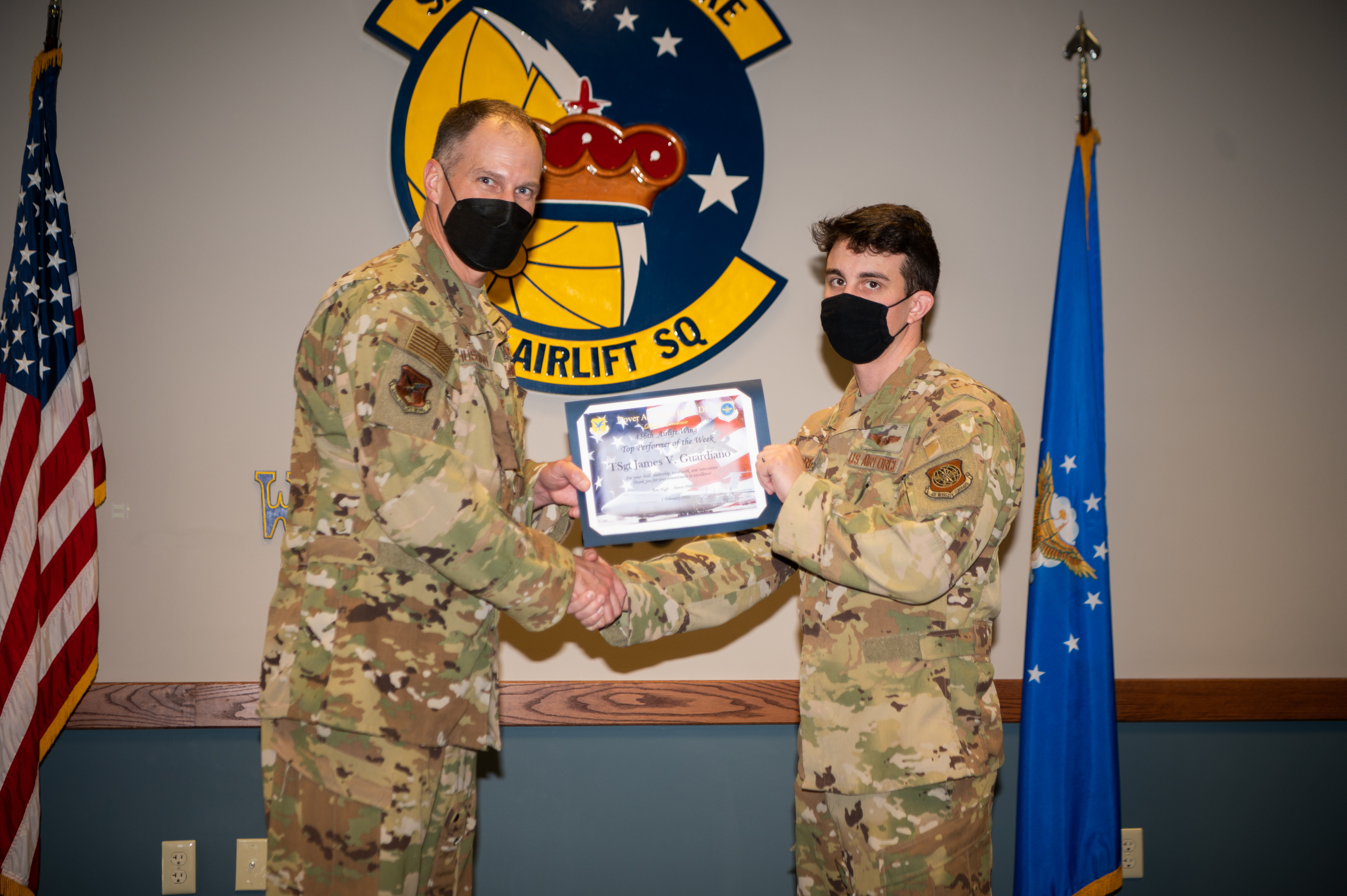 Dover leadership recognizes top performer > Dover Air Force Base > News