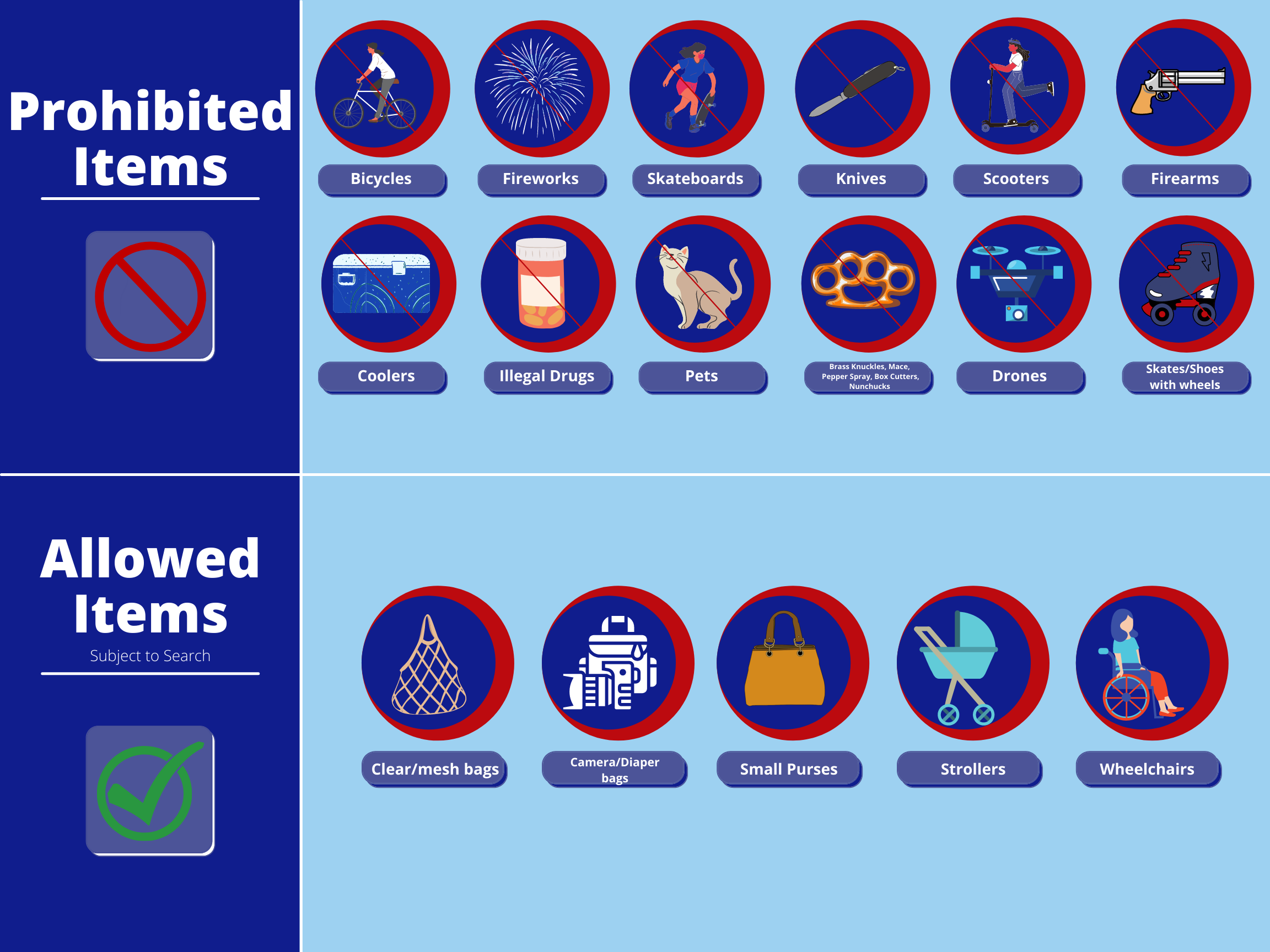 2022 Airshow Prohibited/ Allowed Items