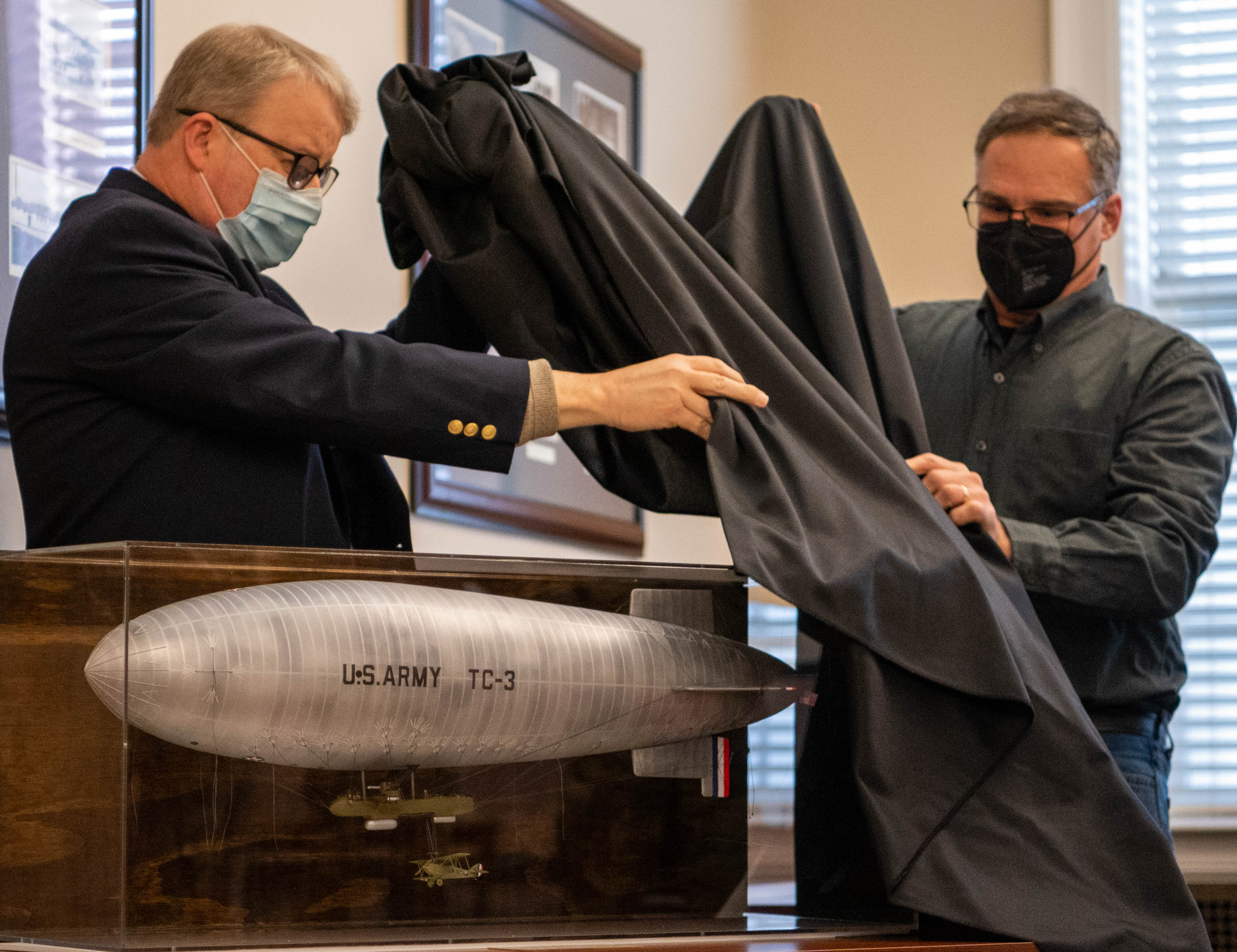 Airship Hangar and Mooring Mast Unveiling > Scott Air Force Base > Display