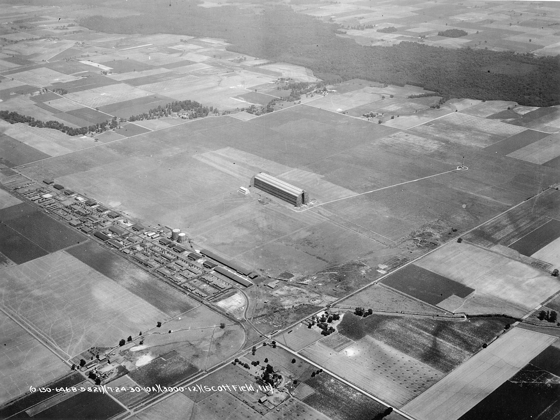 Airship Hangar and Mooring Mast Unveiling > Scott Air Force Base > Display