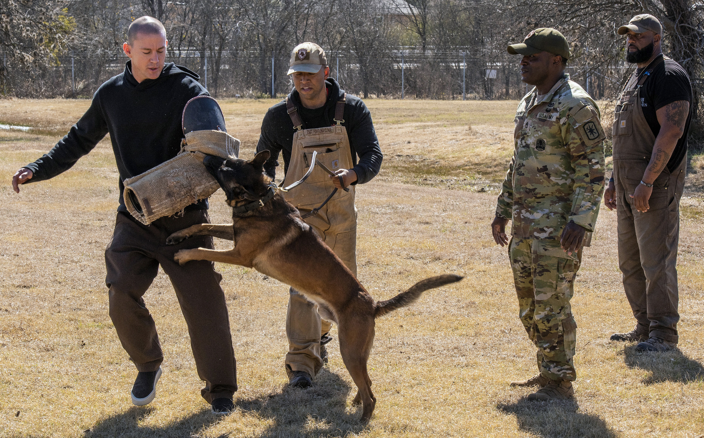 Actor Channing Tatum visits JBSA, Military Working Dogs > Air Force ...