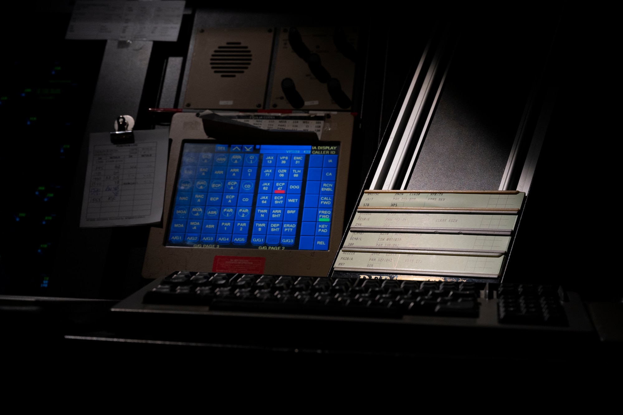 RAPCON; behind the scope > Tyndall Air Force Base > Display