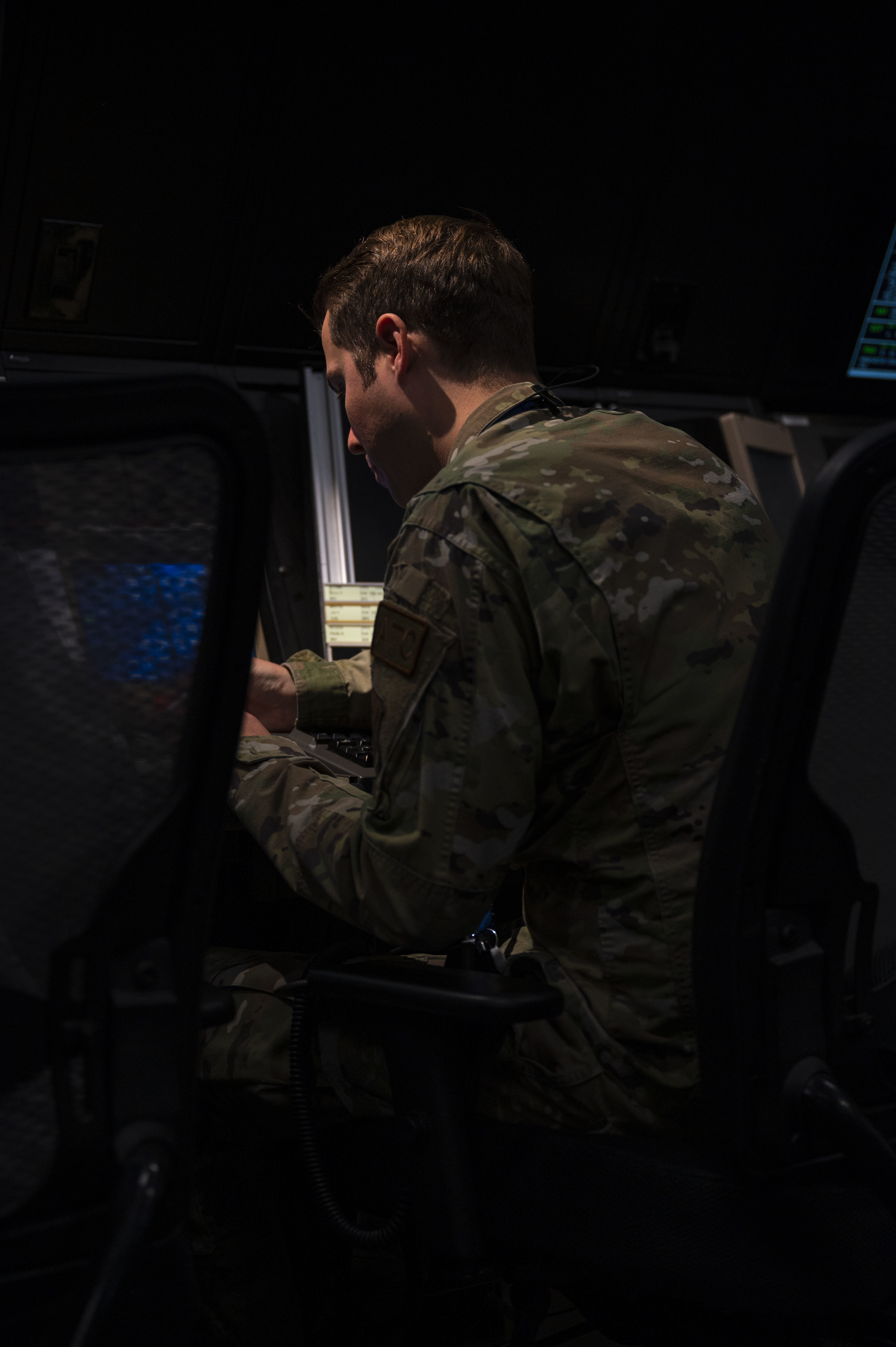 RAPCON; behind the scope > Tyndall Air Force Base > Display