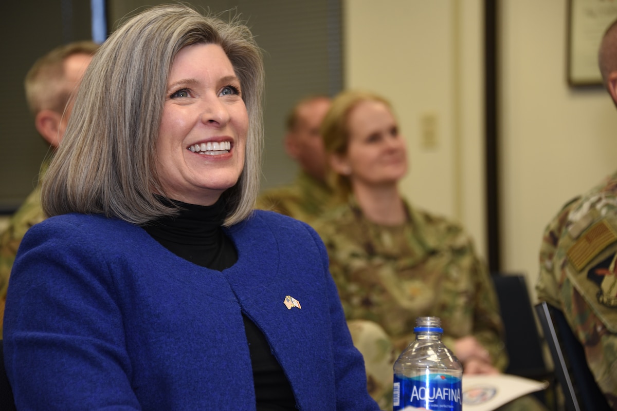 U.S. Senator Joni Ernst visits Fort Dodge, Iowa Air National Guard test ...