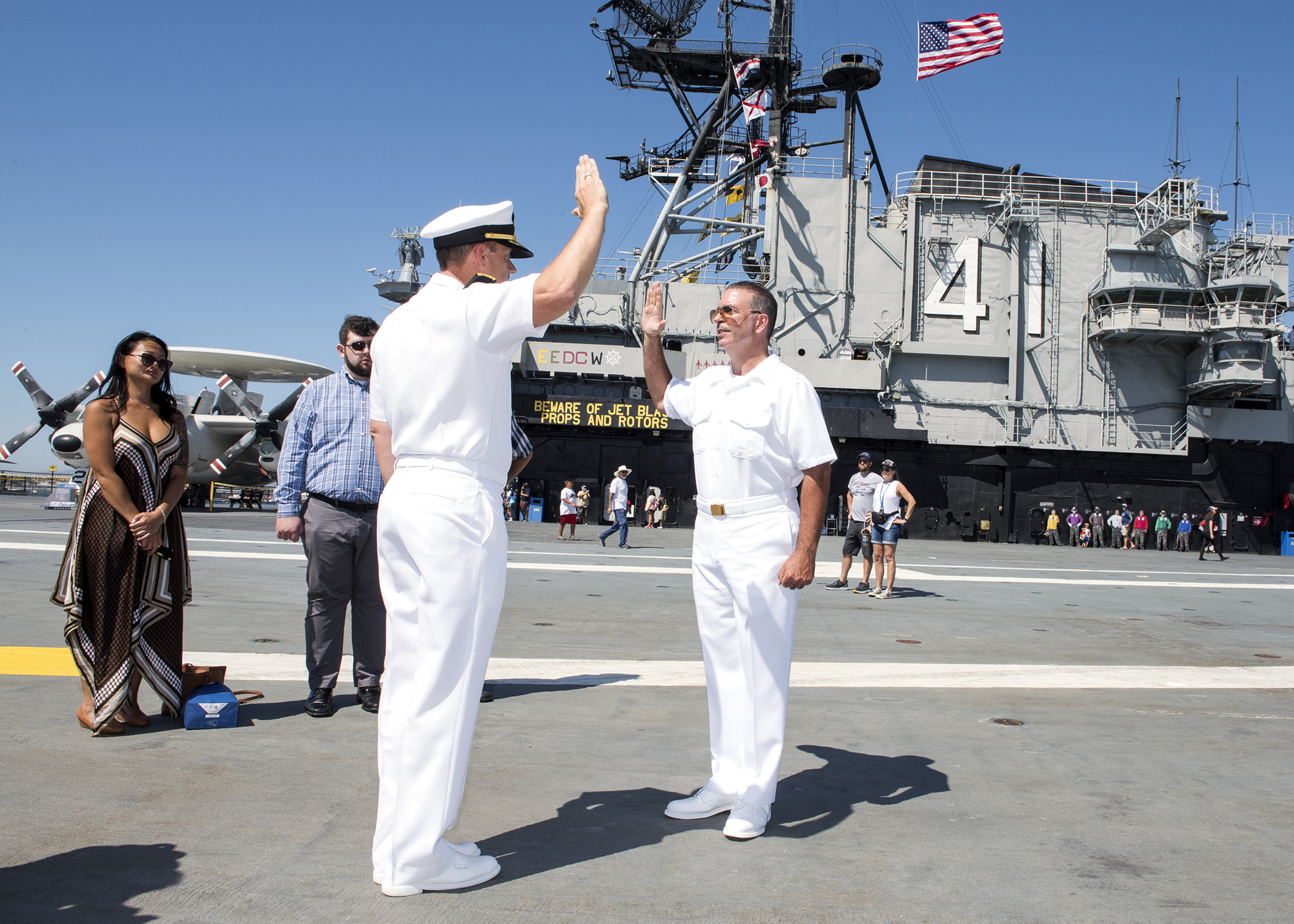 One Day a Civilian, the Next a Navy Commander > > Article View News