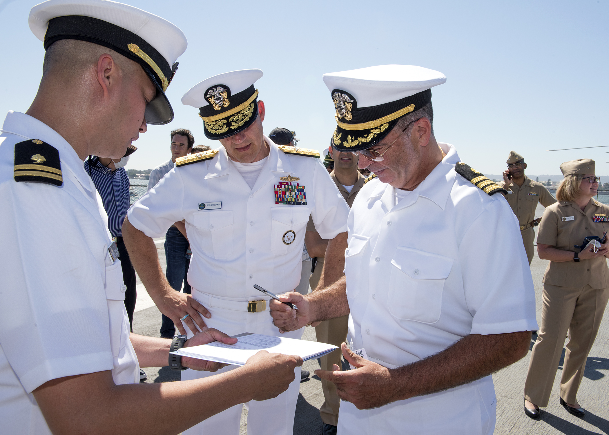 One Day a Civilian, the Next a Navy Commander > > Article View News