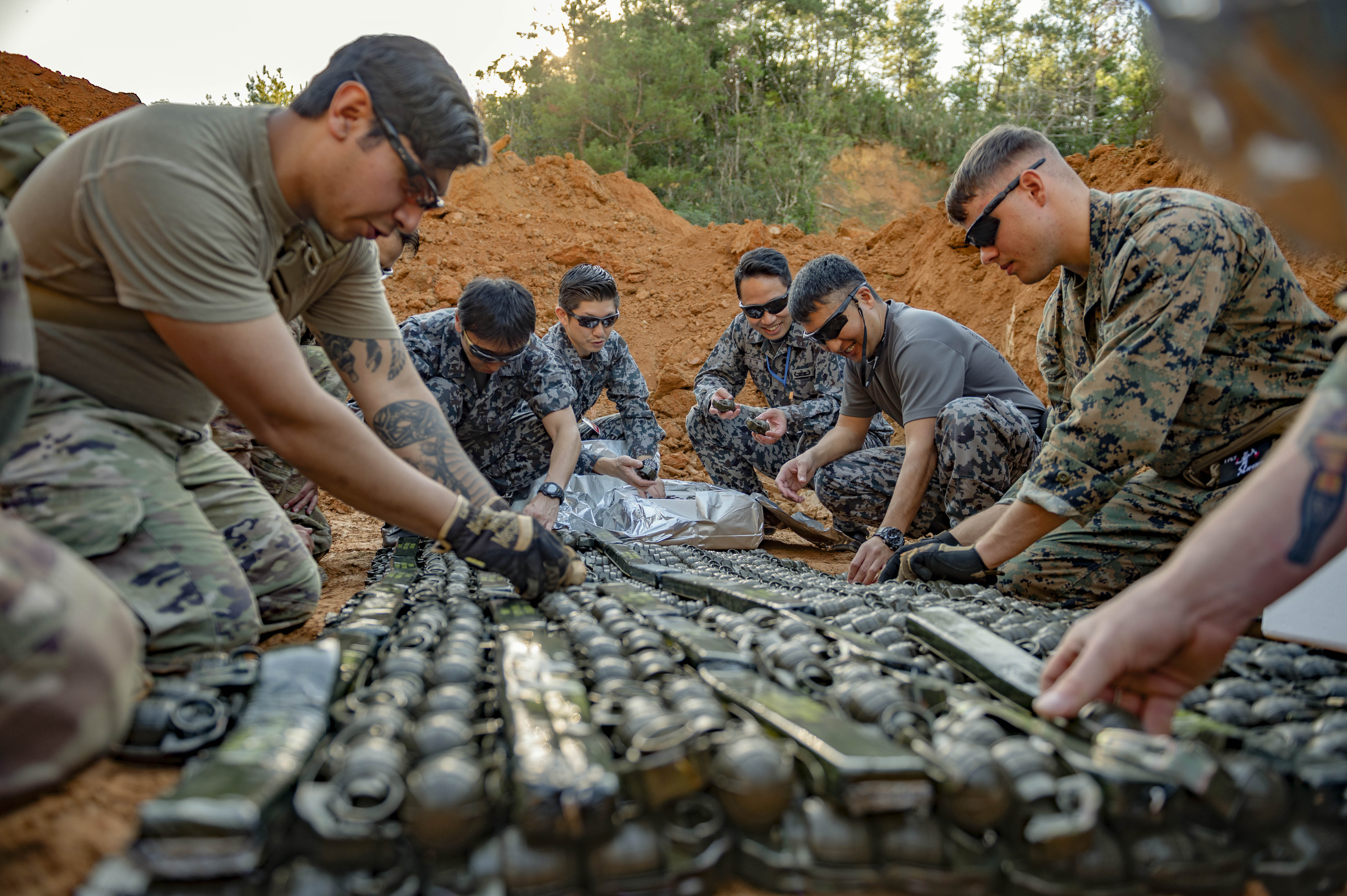 Grenade Row | U.S. Department of War
