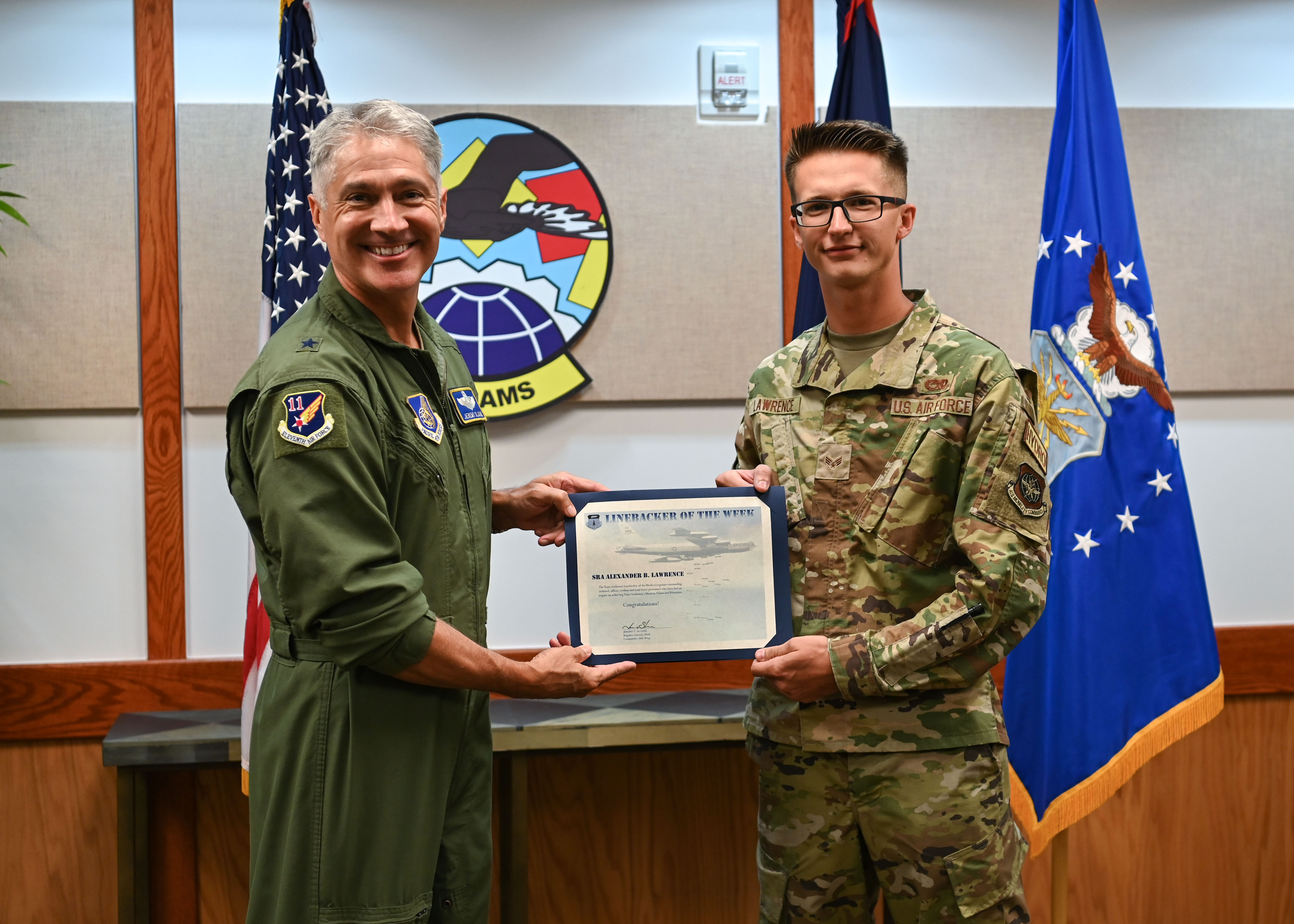 Linebacker of the Week: SrA Lawrence > Andersen Air Force Base > Features