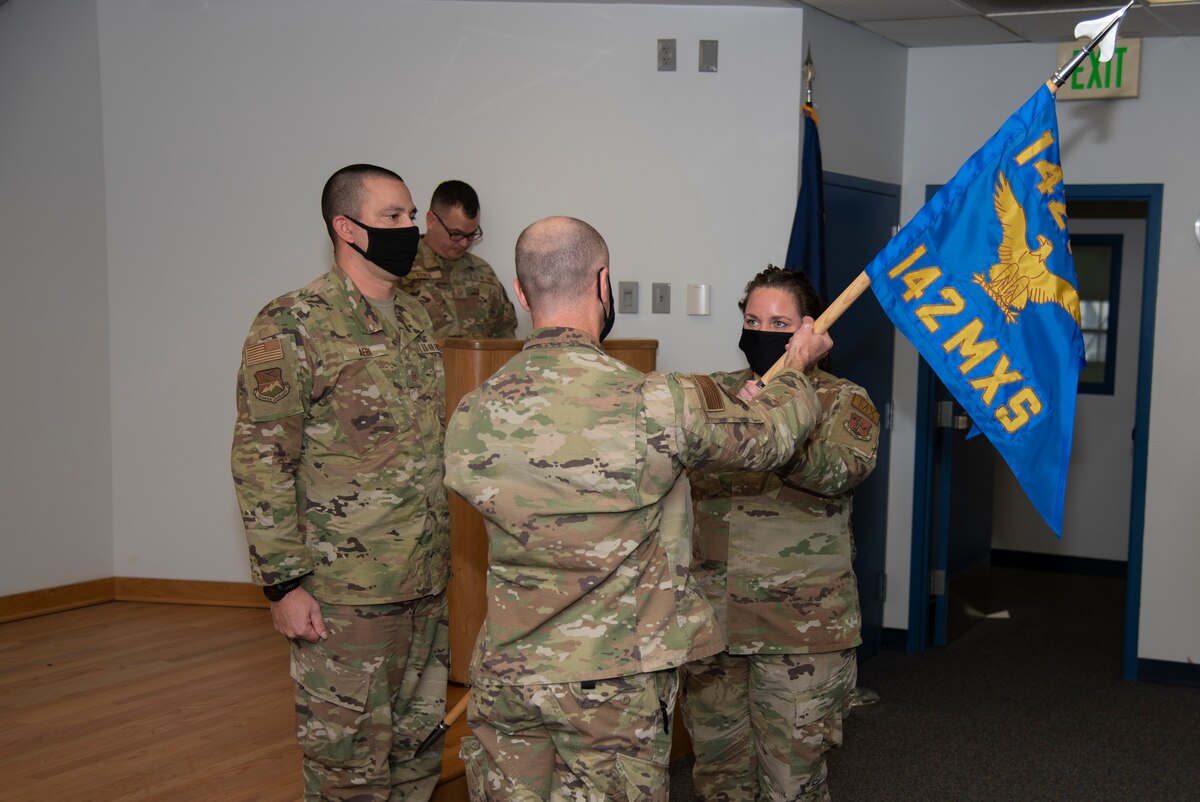 142nd Maintenance Squadron holds Assumption of Command > 142nd Wing ...
