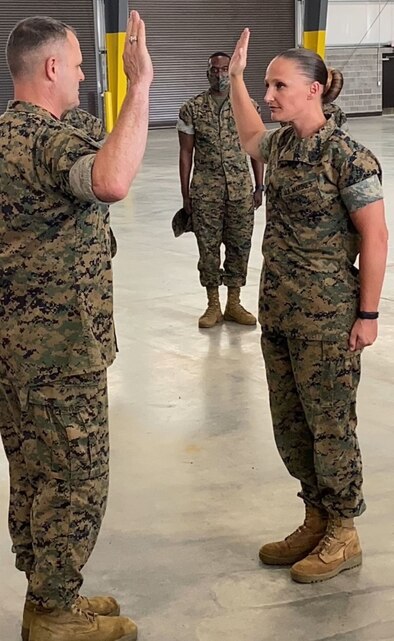 Female Marine, military brat makes history in new challenge > Marine ...