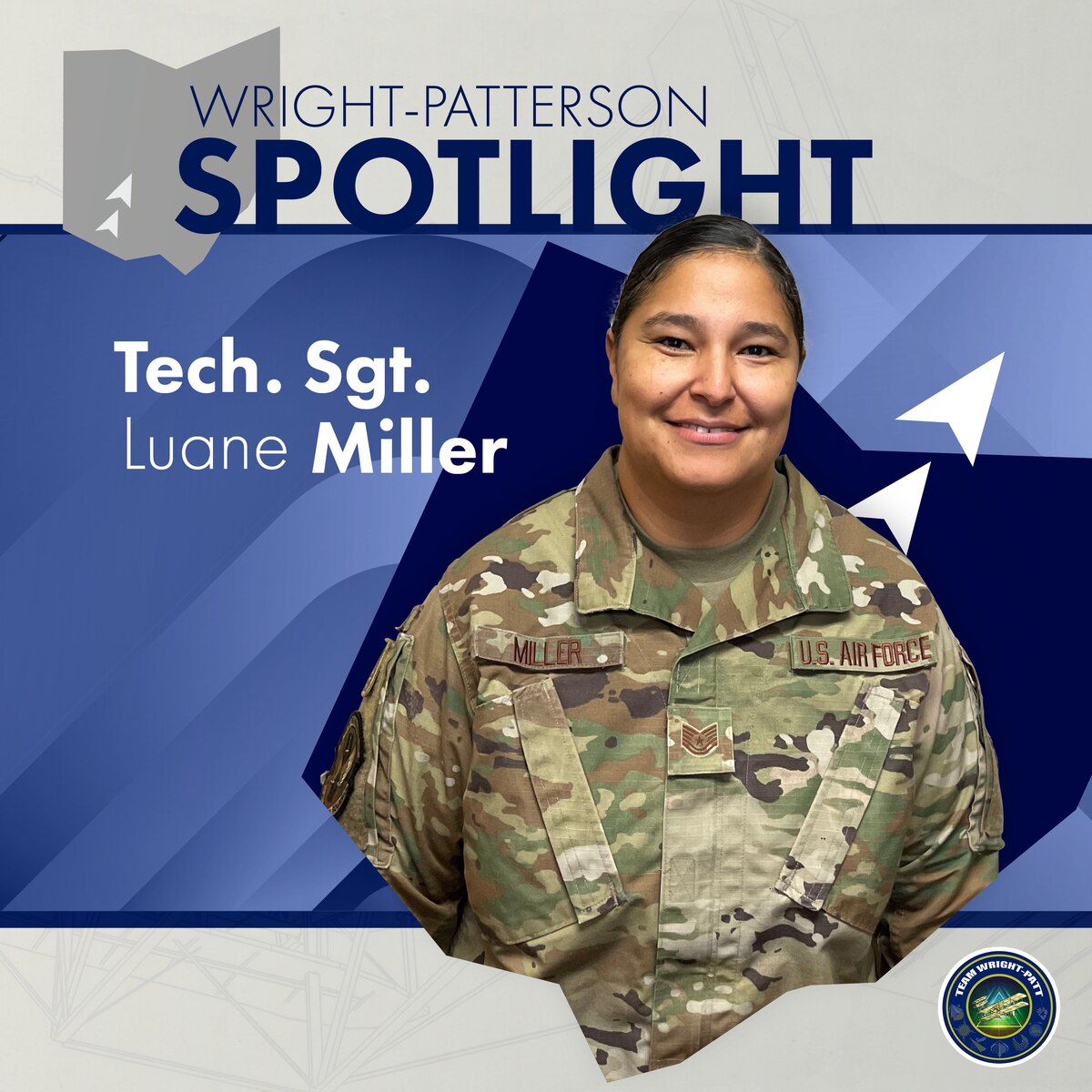 Spotlight: TSgt Miller > Wright-Patterson AFB > Article Display