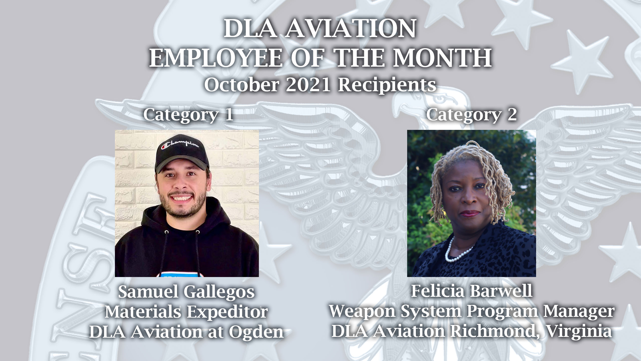 Team members named October EOM for ensuring warfighter parts procured ...