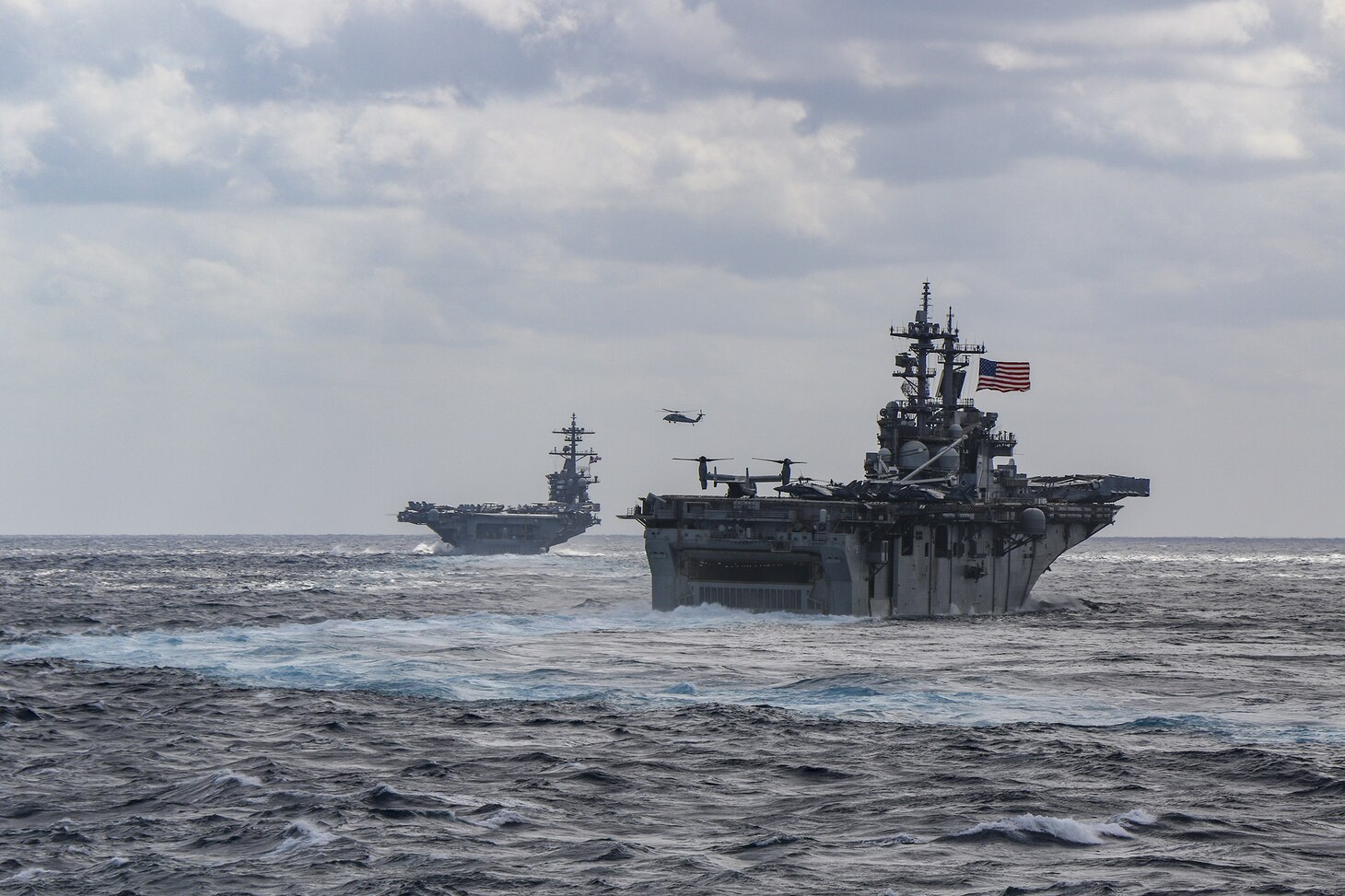U.S. Indo-Pacific Command Joint Force Conducts Dual Carrier Operations ...