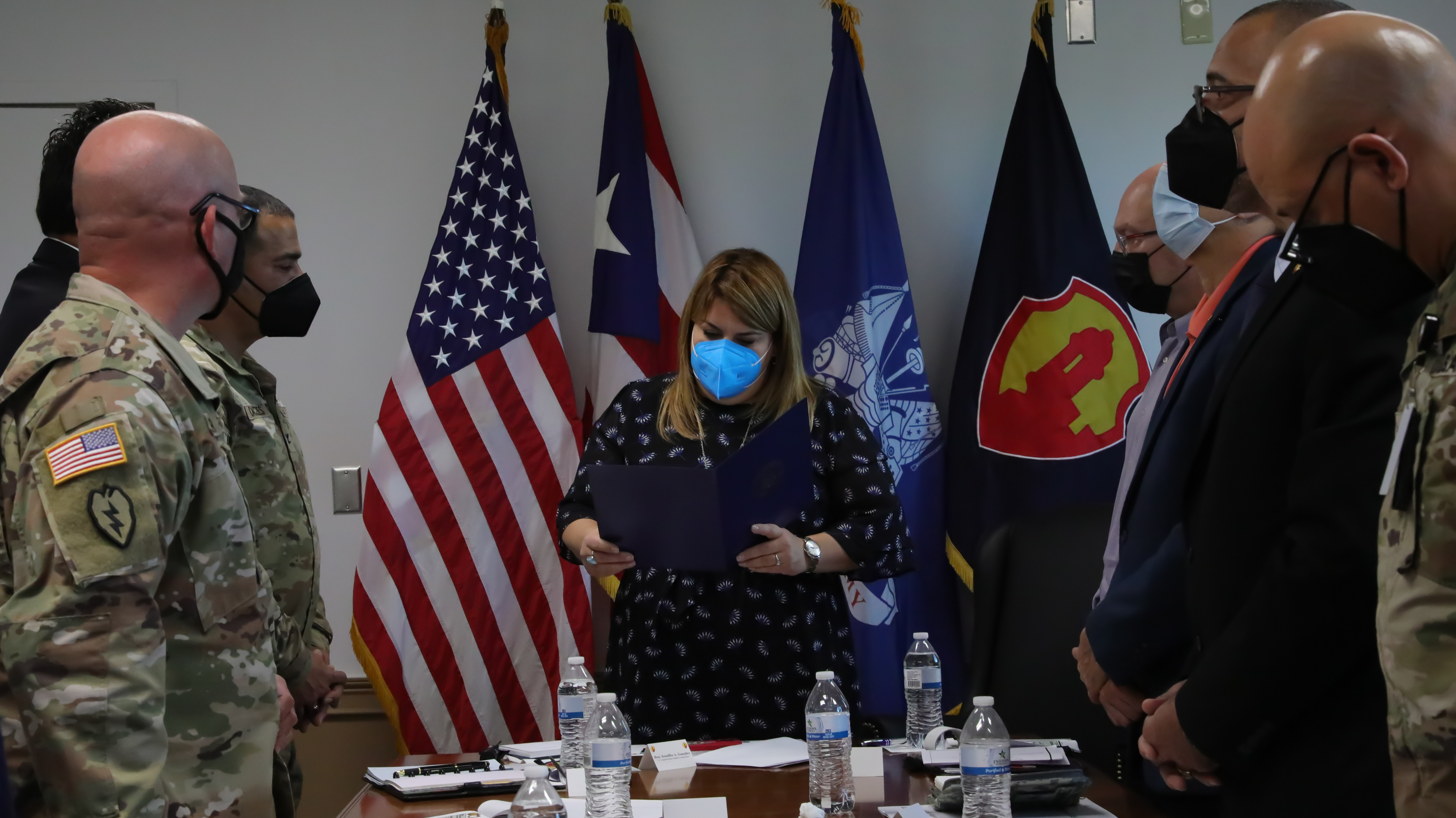 United States Congresswoman meets with Army Reserve Puerto Rico ...