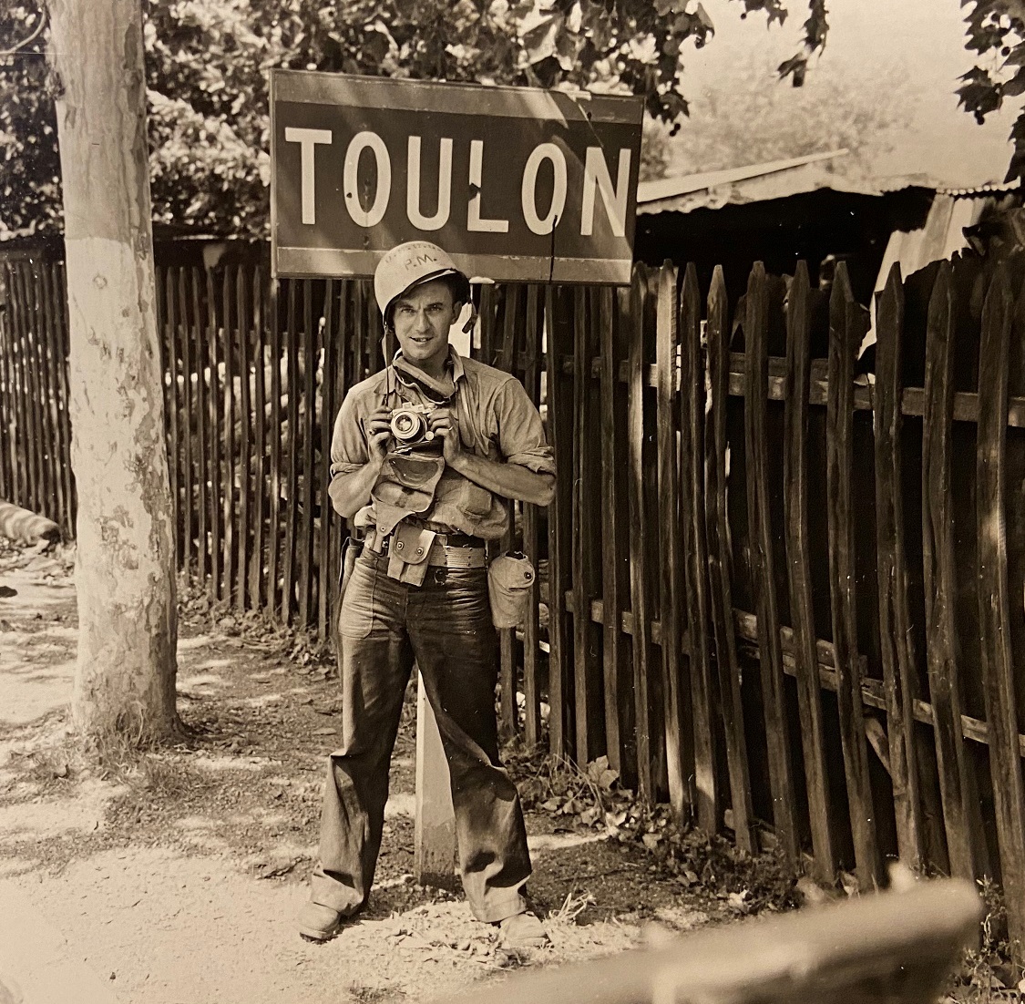 CG Combat Photographer Dale Rooks at Toulon, August, 1944