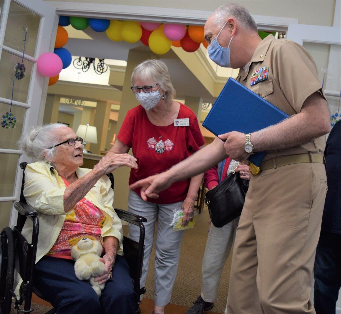 WWII Navy Nurse Corps officer and Bremerton resident feted on 102nd ...