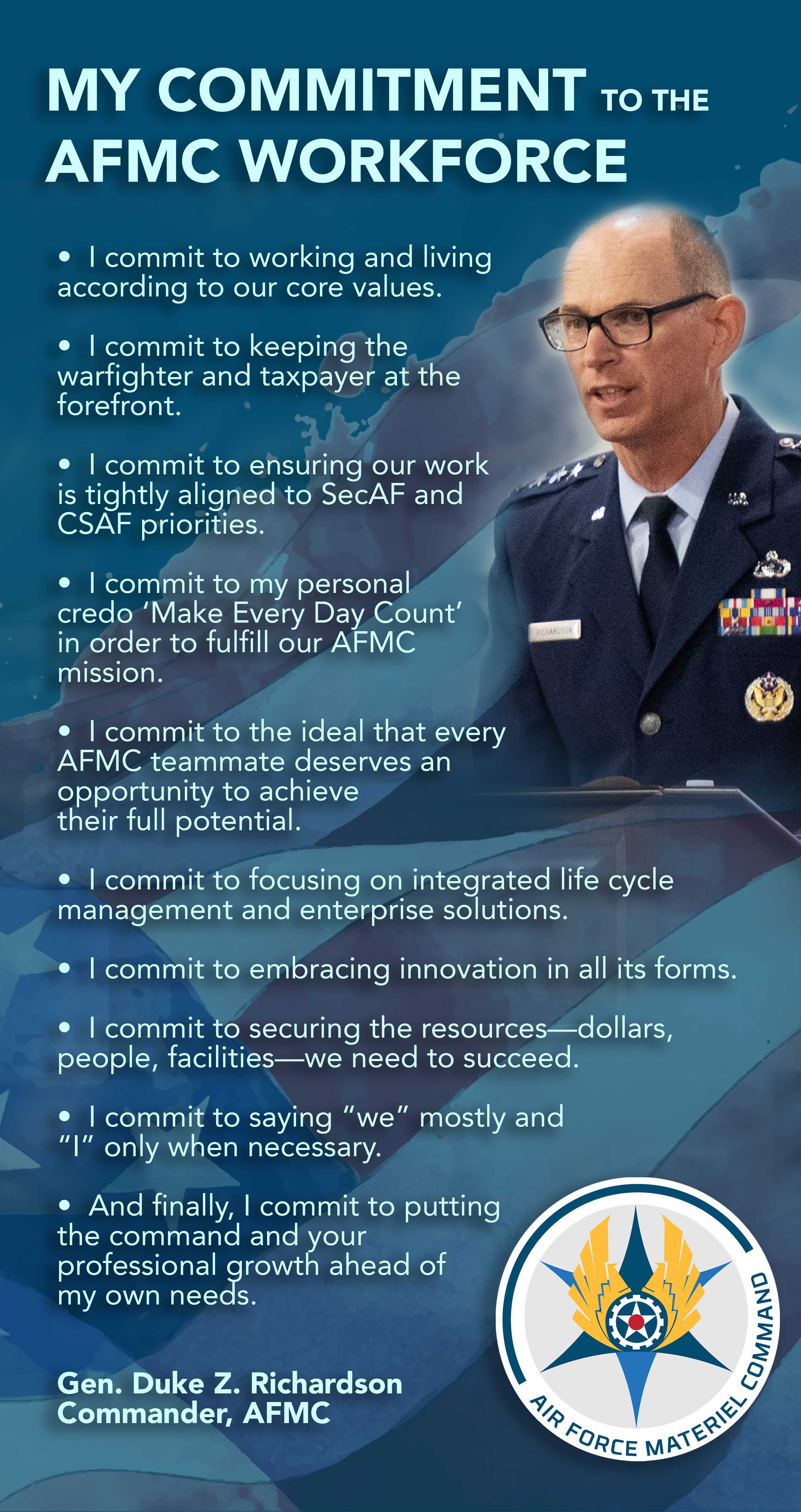 Richardson: Teamwork, collaboration key to AFMC success > Air Force ...