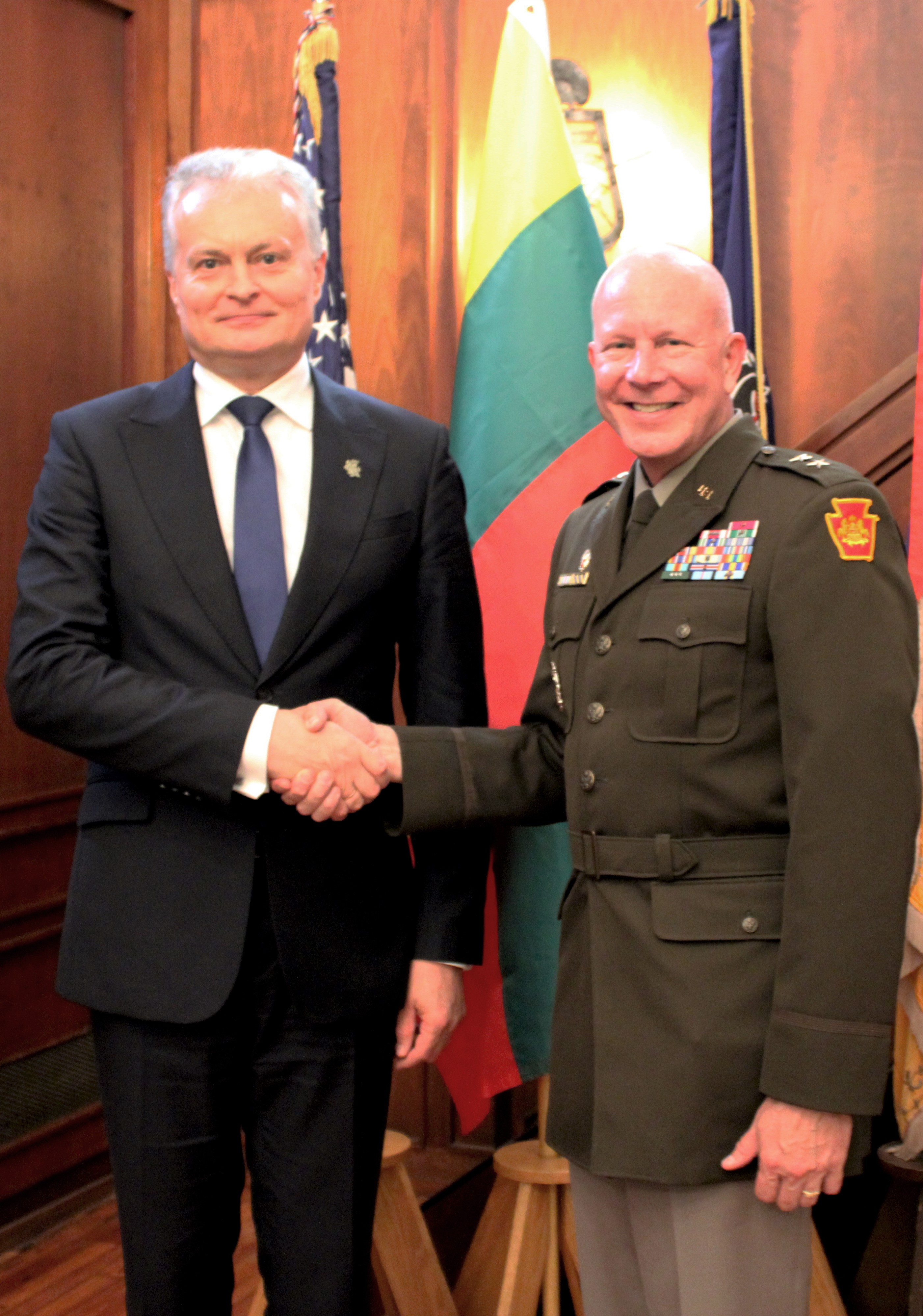 Pa. adjutant general meets with president of SPP partner Lithuania ...