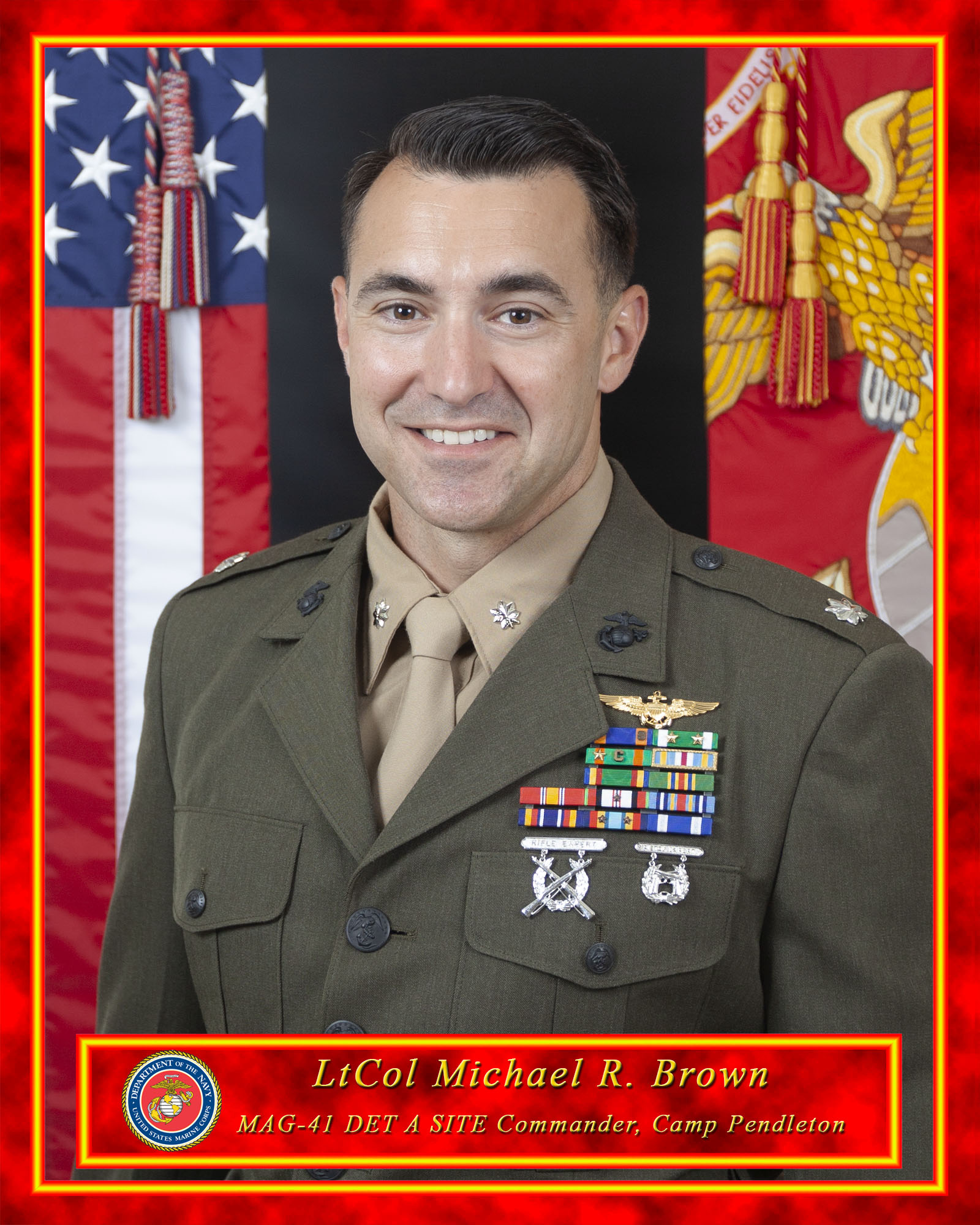Officer In Charge > U.S. Marine Corps Forces Reserve > Biography