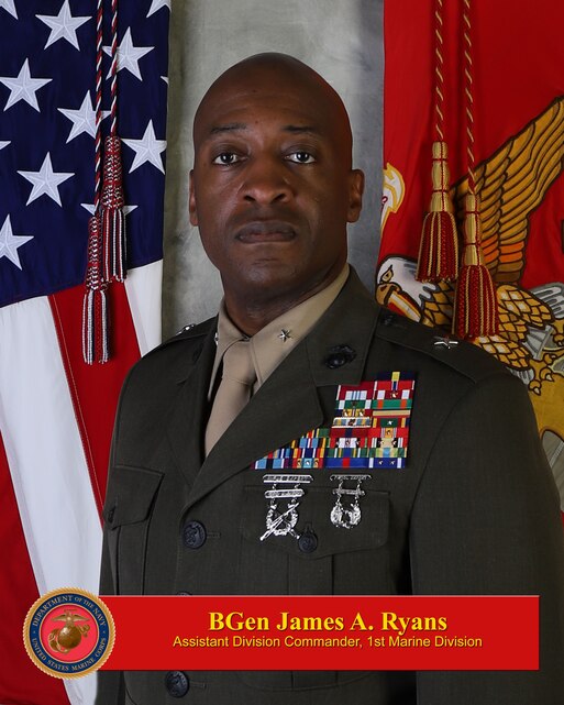 Brigadier General James A. Ryans > 1st Marine Division > Featured News