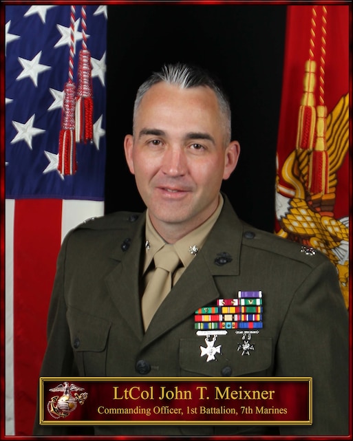 LtCol John T. Meixner > 1st Marine Division > Biography
