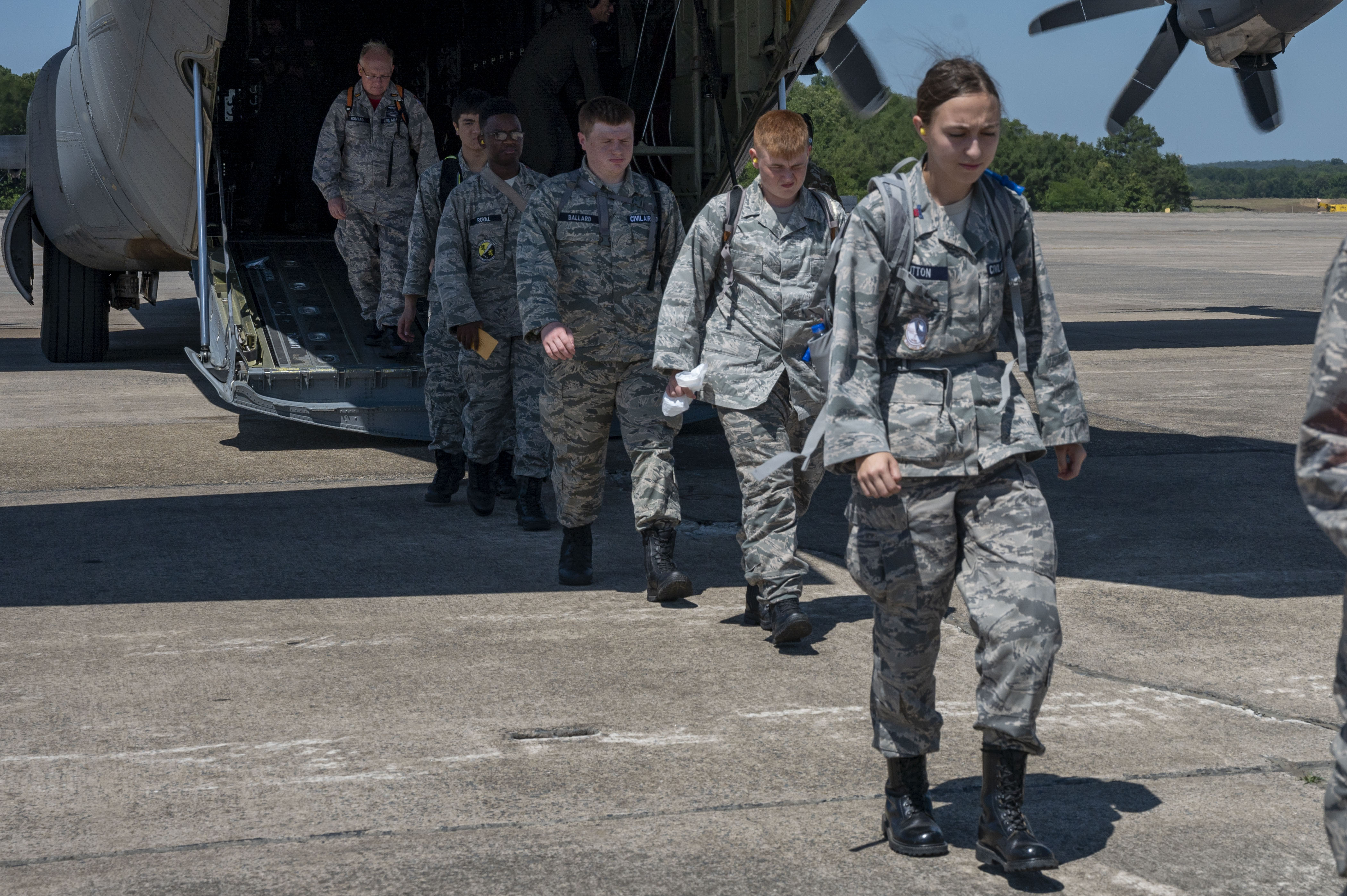 LRAFB hosts Civil Air Patrol cadets during Operation Diamond Forge