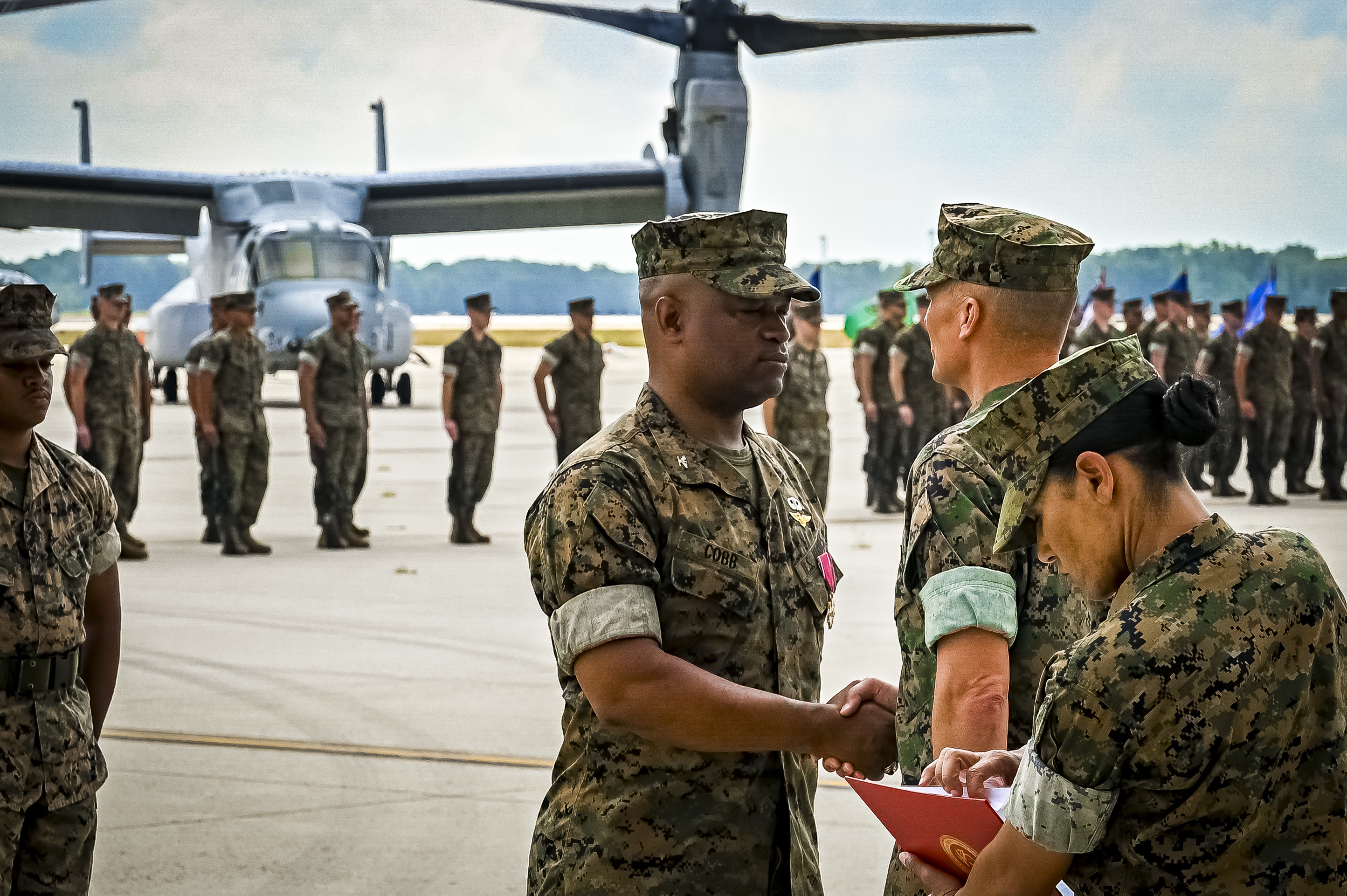 Marine Aircraft Group 49 Change of Command