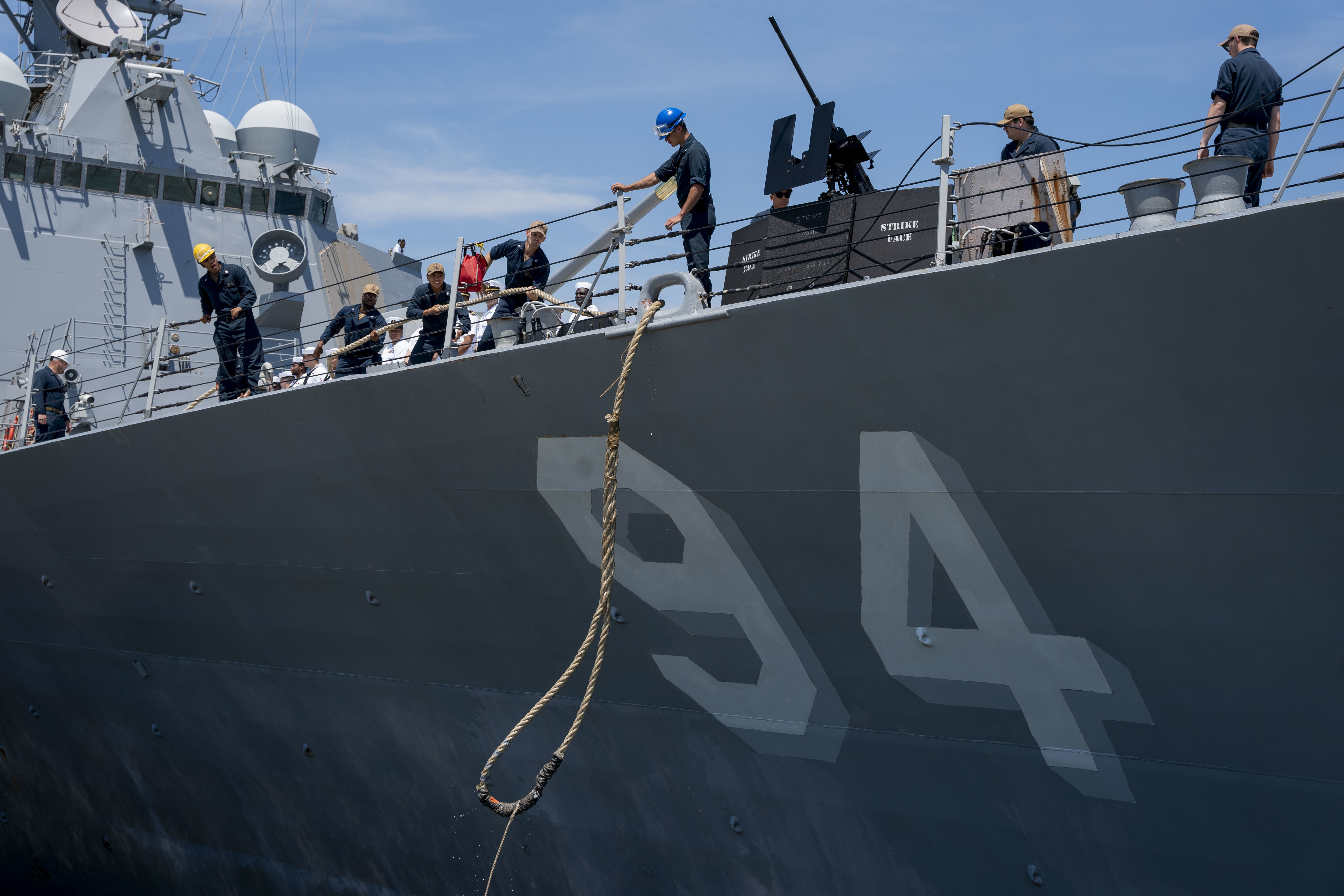 USS Nitze Departs on Deployment > United States Navy > News Stories