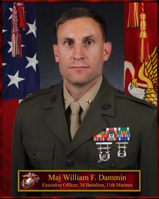 Maj William F. Dammin > 1st Marine Division > Biography