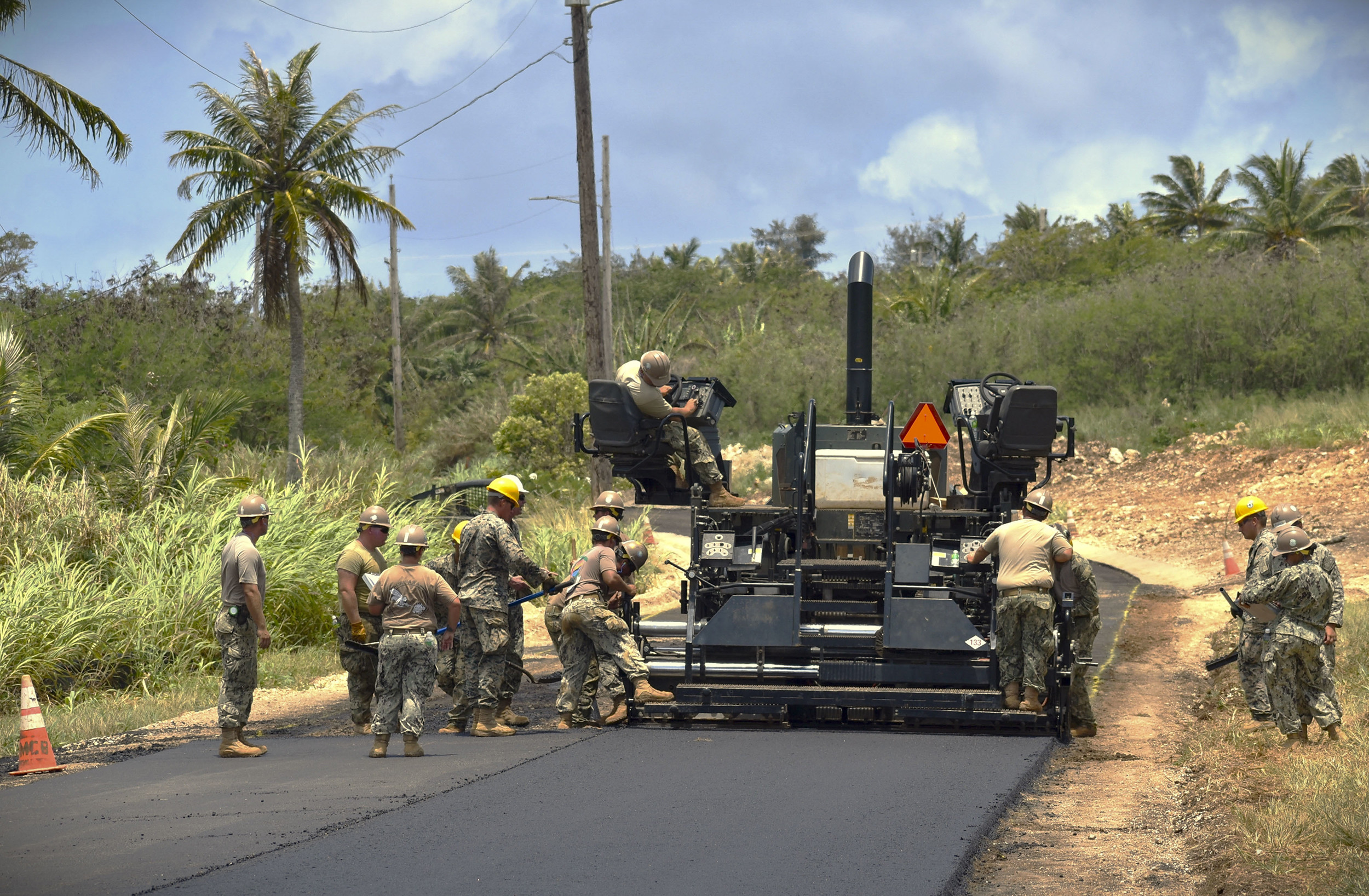 U.S. Navy Seabees and U.S. Marines accomplish a Wide Scope of ...