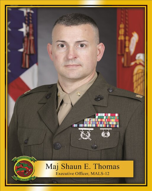 Major Shaun E. Thomas > 1st Marine Aircraft Wing > Biography