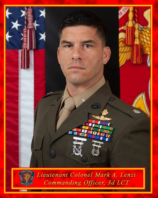 Lieutenant Colonel Mark A. Lenzi > 3rd Marine Division > Biography
