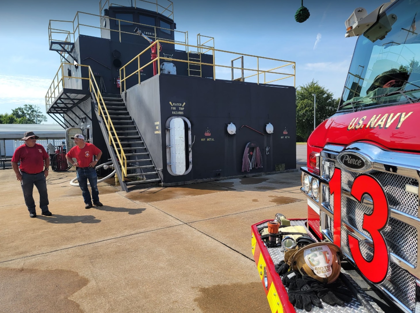 Pax Firefighters Build Skills for Firefighting at Sea > Commandant ...