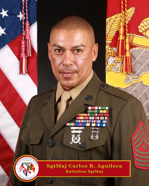 Sergeant Major Carlos R. Aguilera > Marine Corps Recruit Depot, San ...