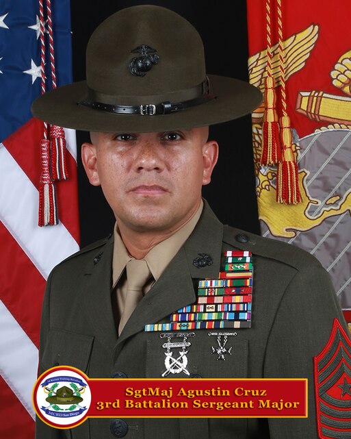 Sergeant Major Agustin Cruz Jr > Marine Corps Recruit Depot, San Diego ...