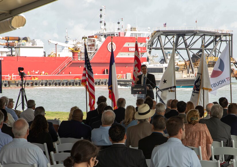SWG celebrates Houston Ship Channel expansion kickoff > Galveston ...