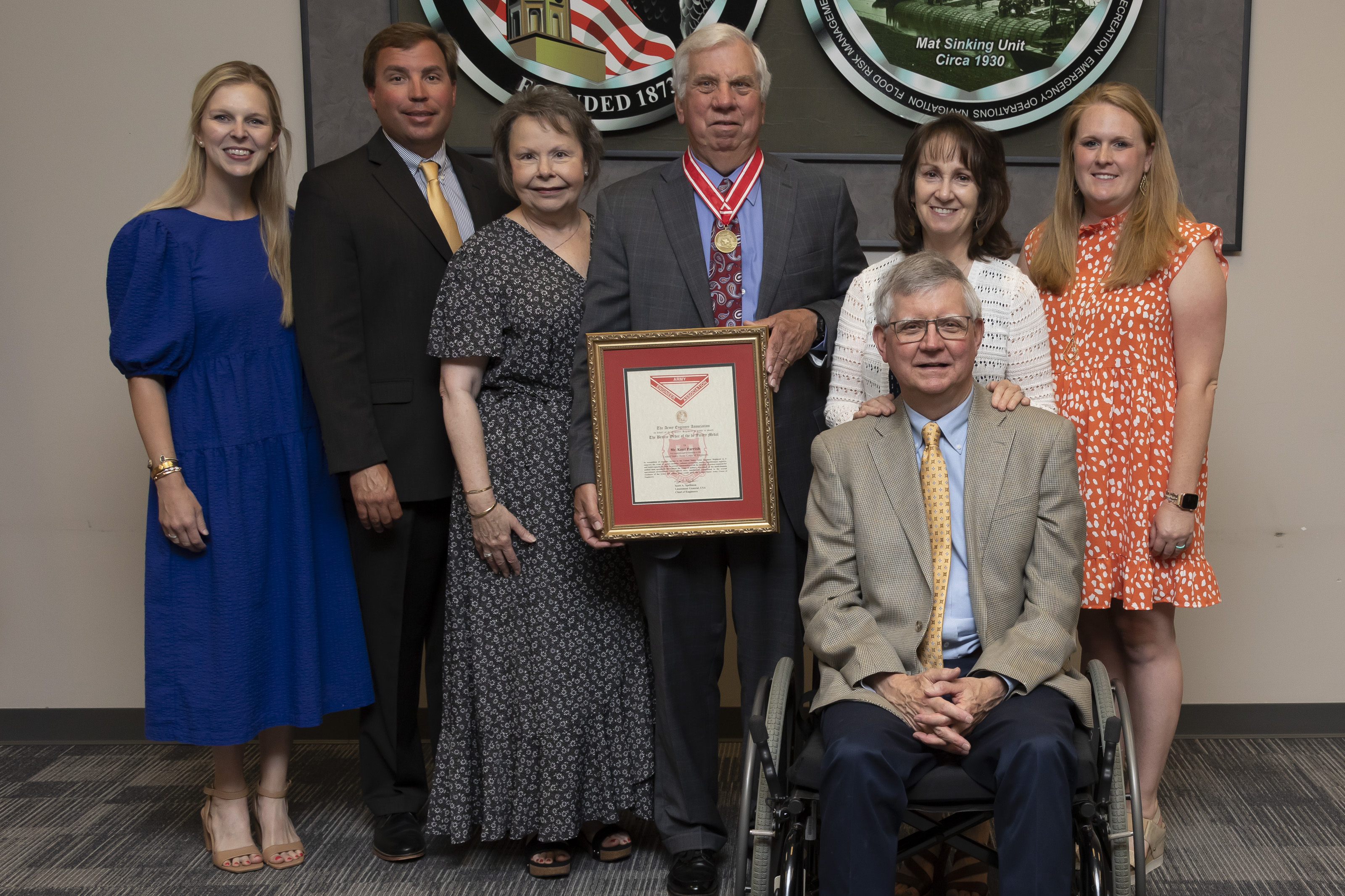 Kent Parrish awarded Bronze Order of the de Fleury Medal