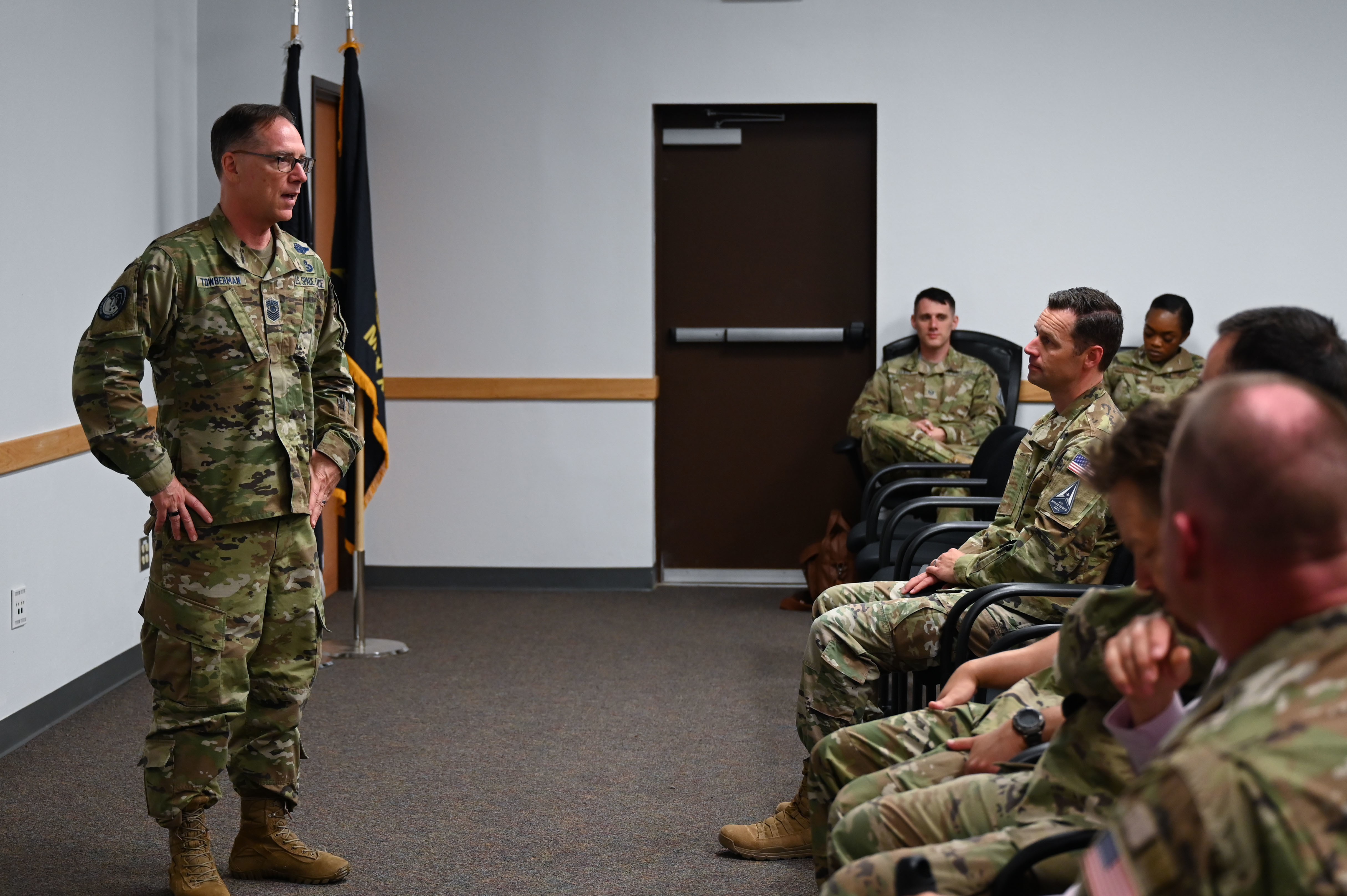 CMSSF visits Guardians and Airmen at KAFB > Air Force Global Strike ...
