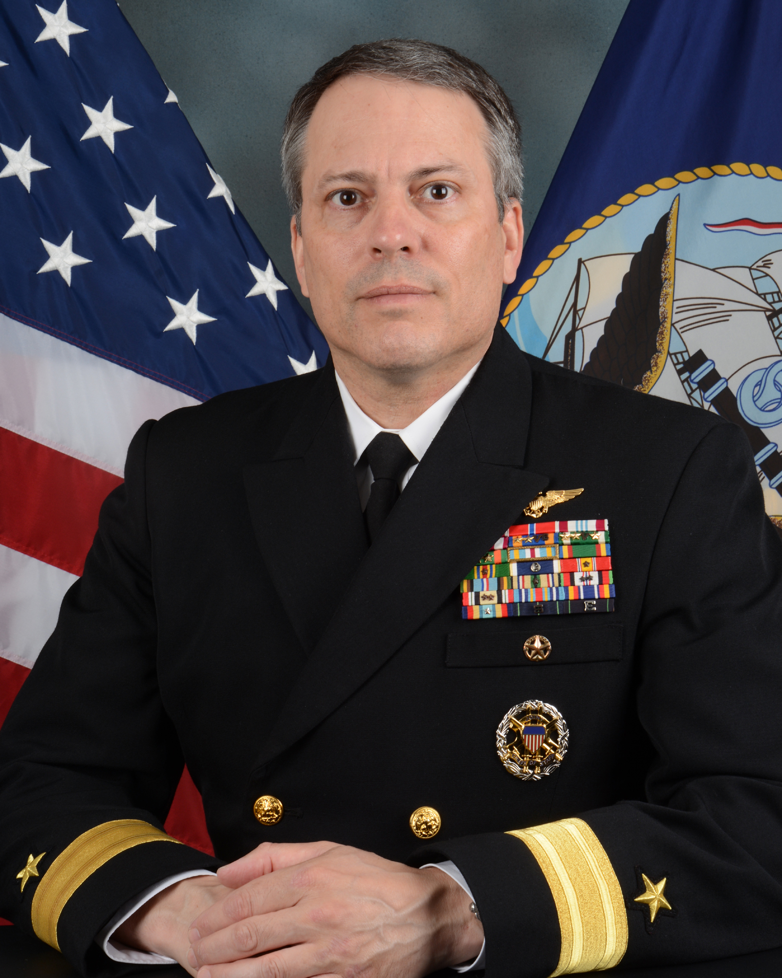 Official Studio photo for Rear Adm. Paul C. Spedero, Jr., Commander ...