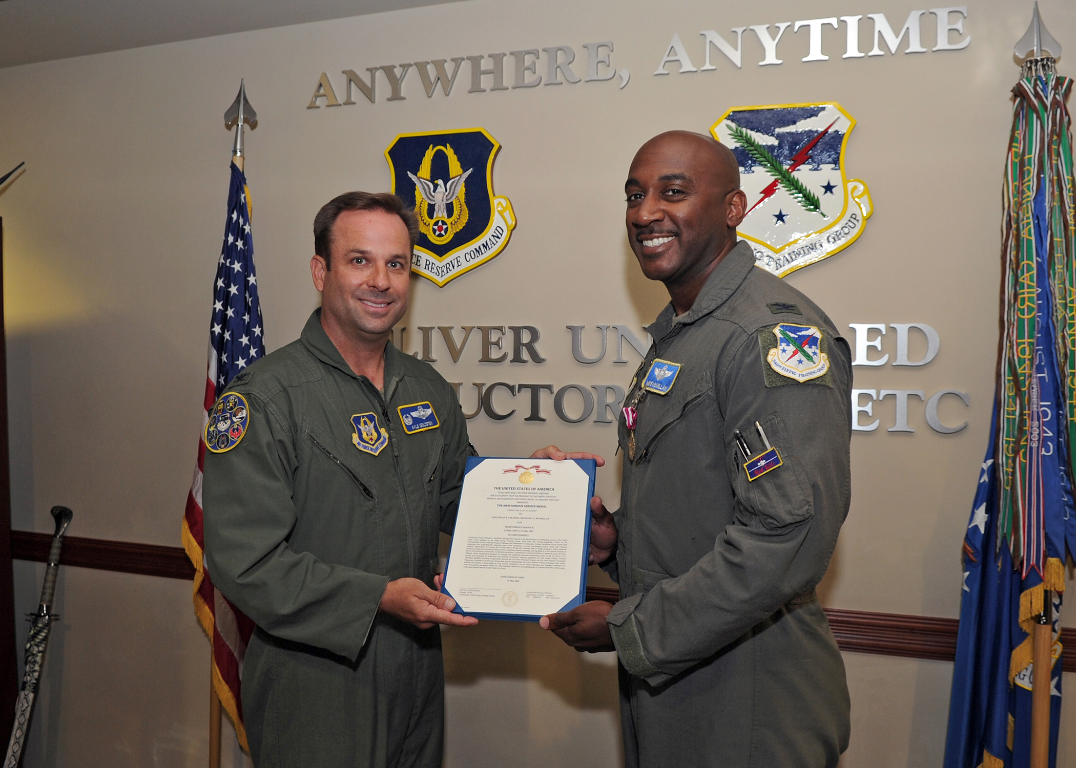 340th FTG hosts UFT change of responsibility ceremony