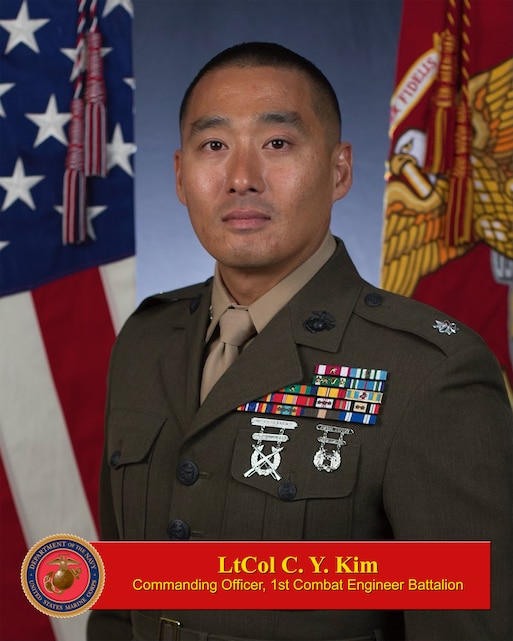Lieutenant Colonel Christopher Y. Kim > 1st Marine Division > Biography