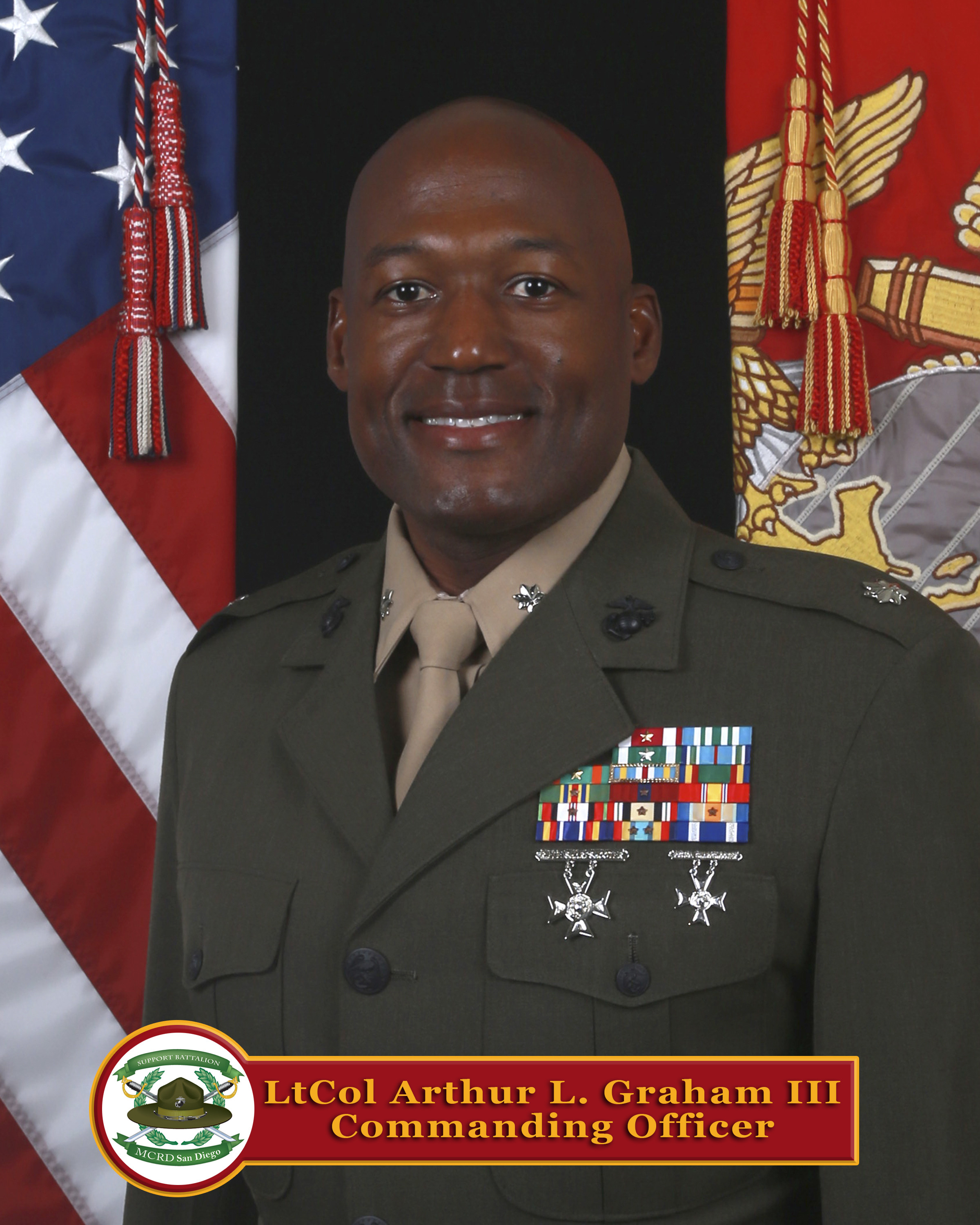 Lieutenant Colonel Arthur L. Graham III > Marine Corps Recruit Depot ...