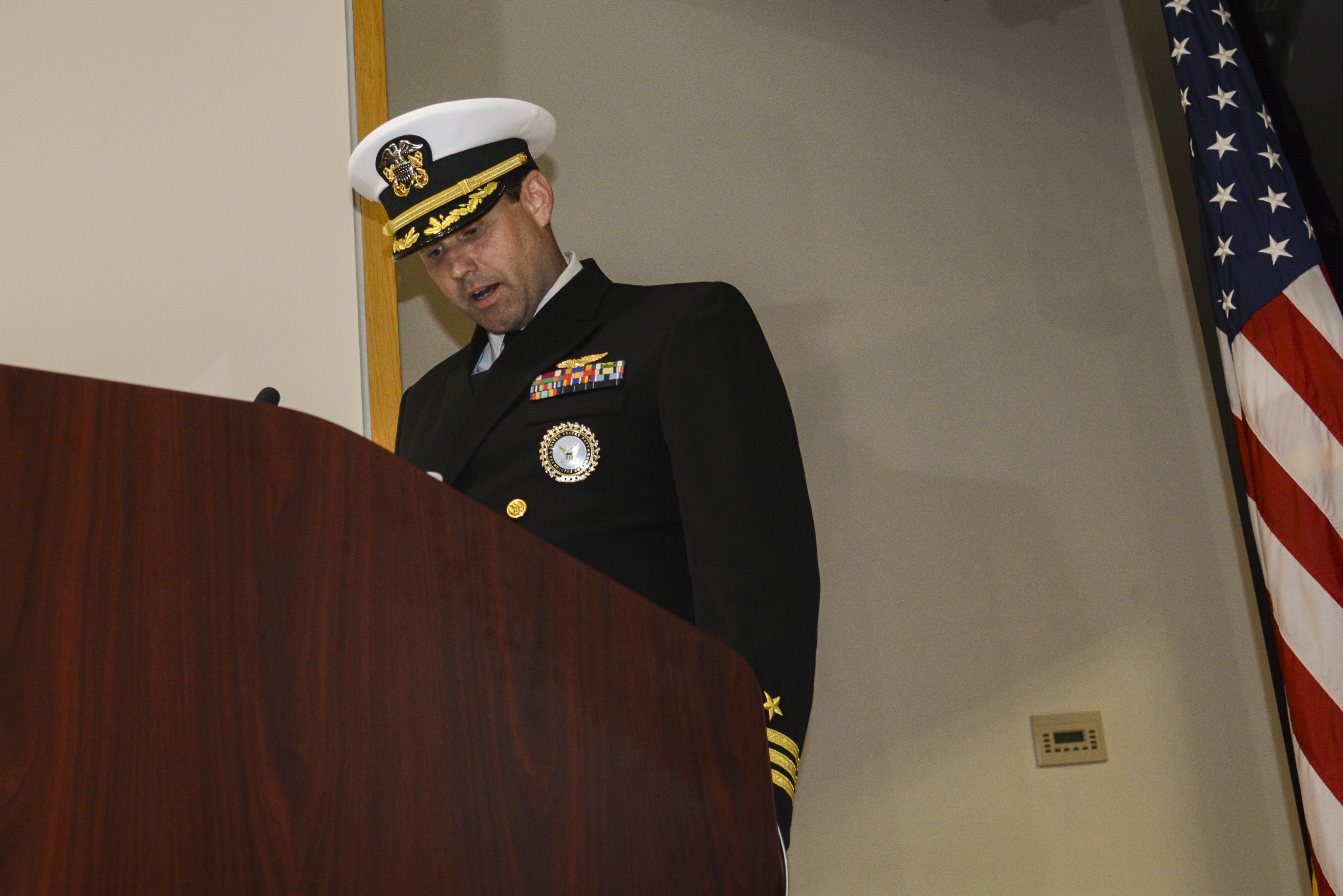 Cmdr. John Mullen takes command as father and former Chairman Joint ...