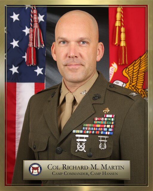 Colonel Rich Martin > Marine Corps Base Camp Butler > Biography