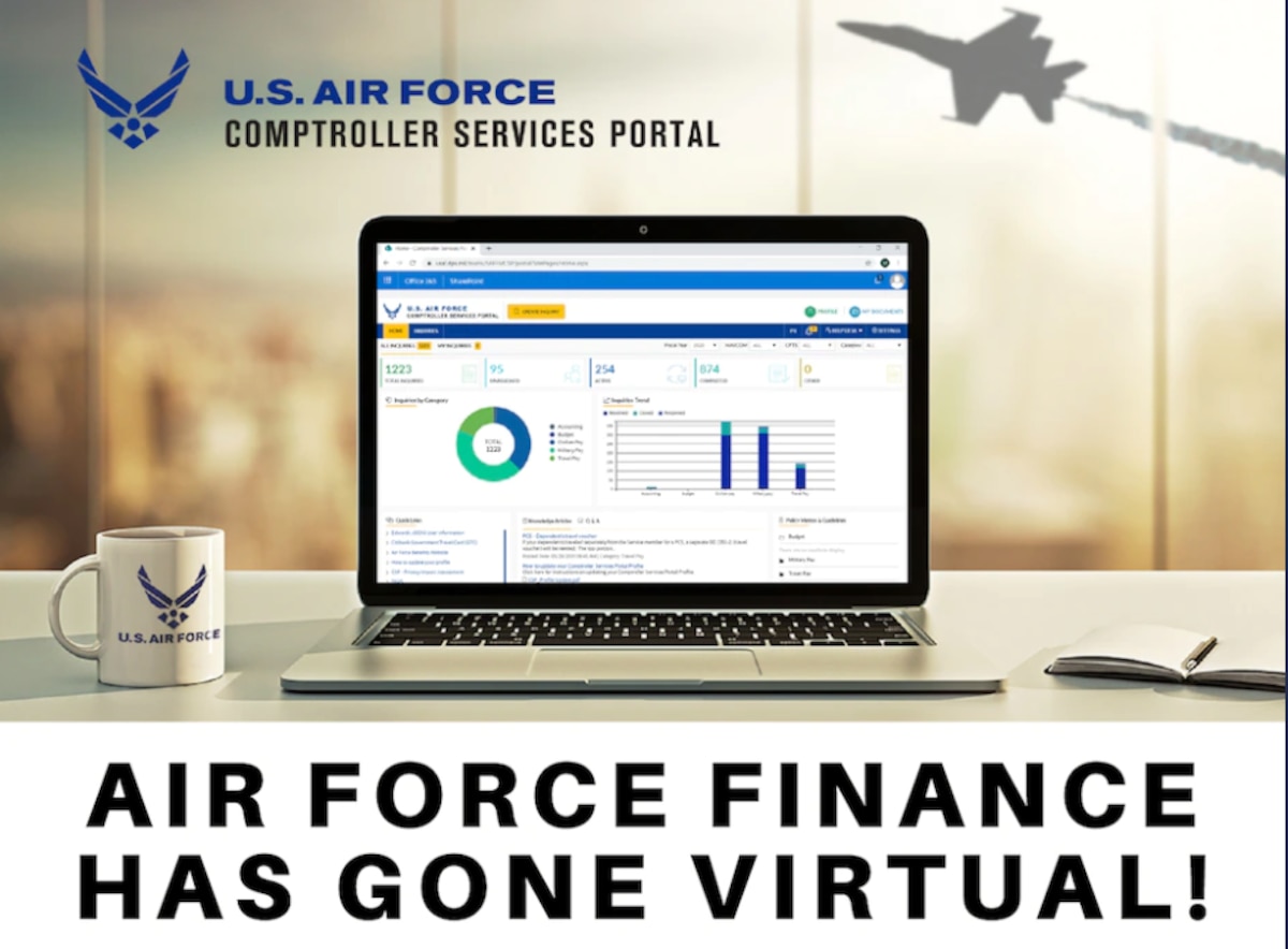 It’s official, Air Force Comptroller Services Portal is now live ...