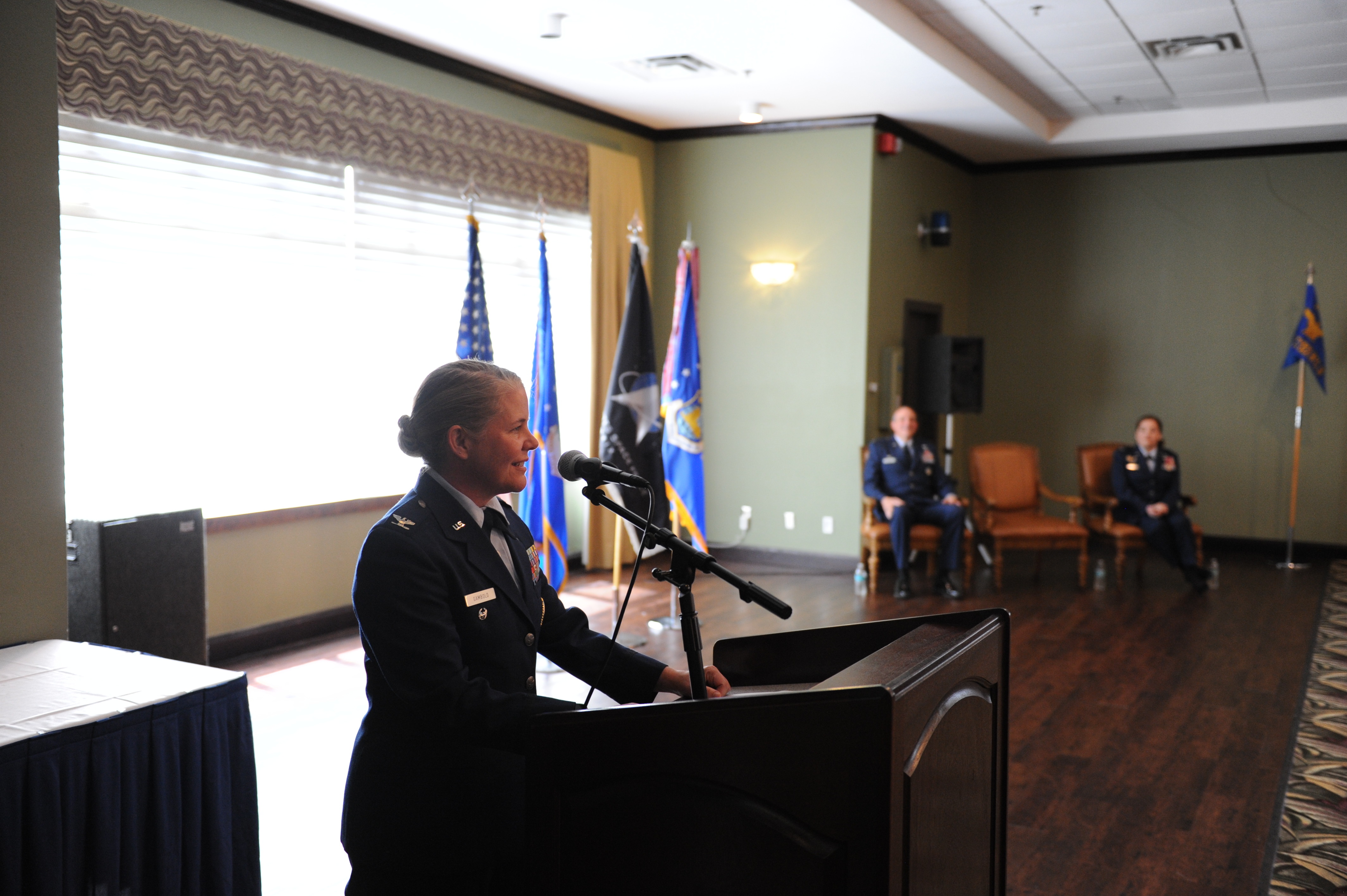 Air & Cyberspace Intelligence Group hold a change of command ceremony ...